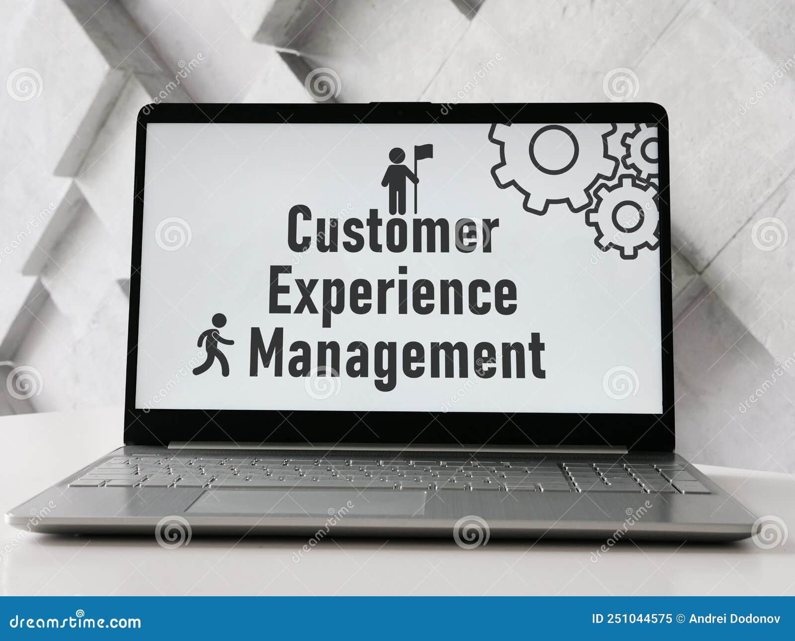 Customer Experience Management is Shown Using the Text Stock Image ...