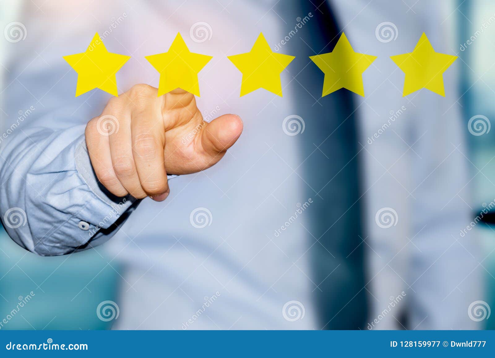Customer experience rating stock image. Image of stars - 128159977