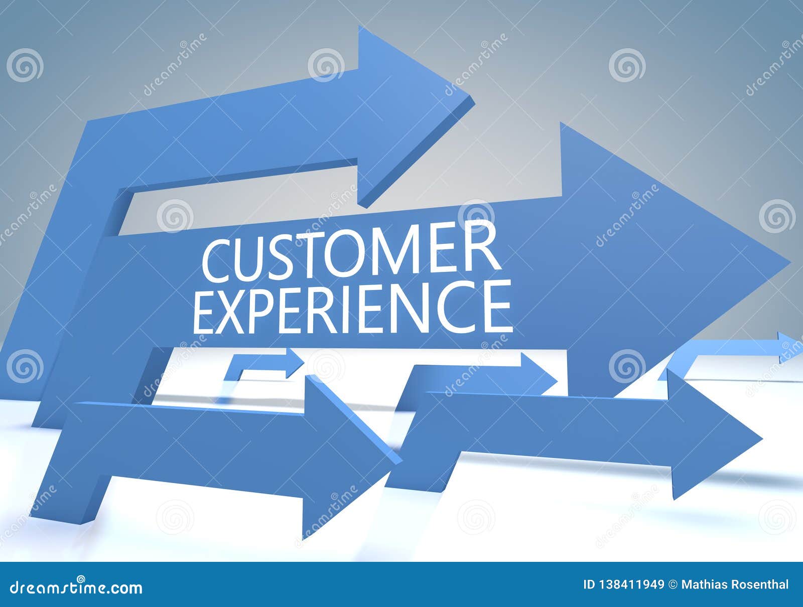 Customer Experience stock illustration. Illustration of future - 138411949