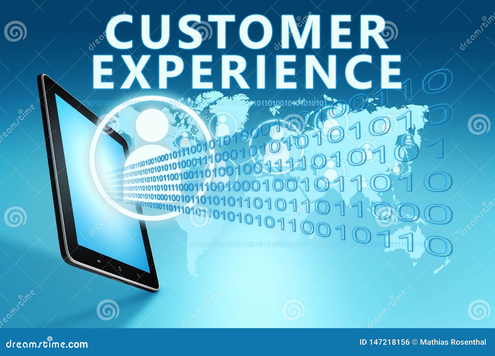 Customer Experience stock illustration. Illustration of executive ...