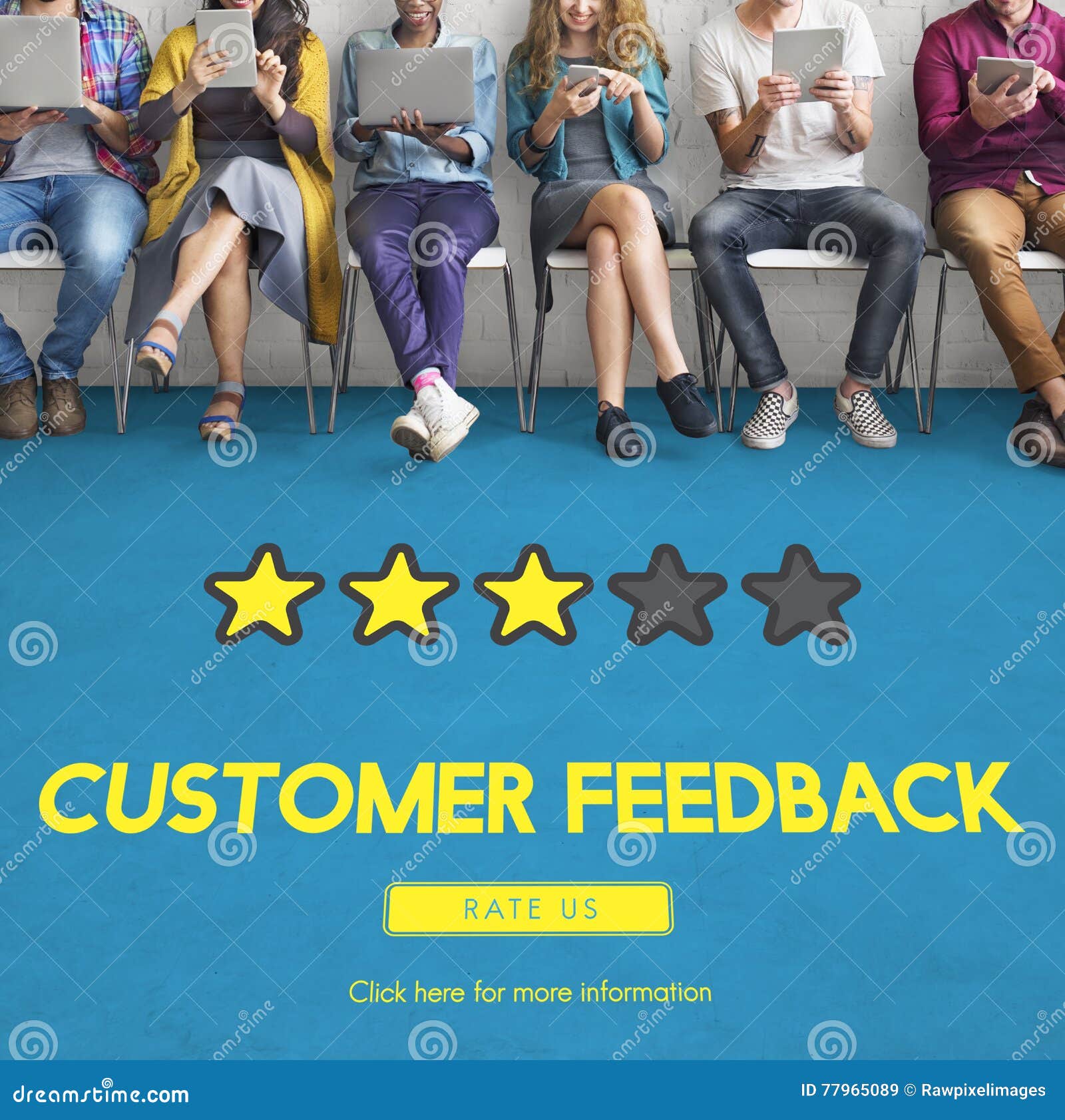 Customer Feedback Comment Vote Review Results Concept Stock Image ...