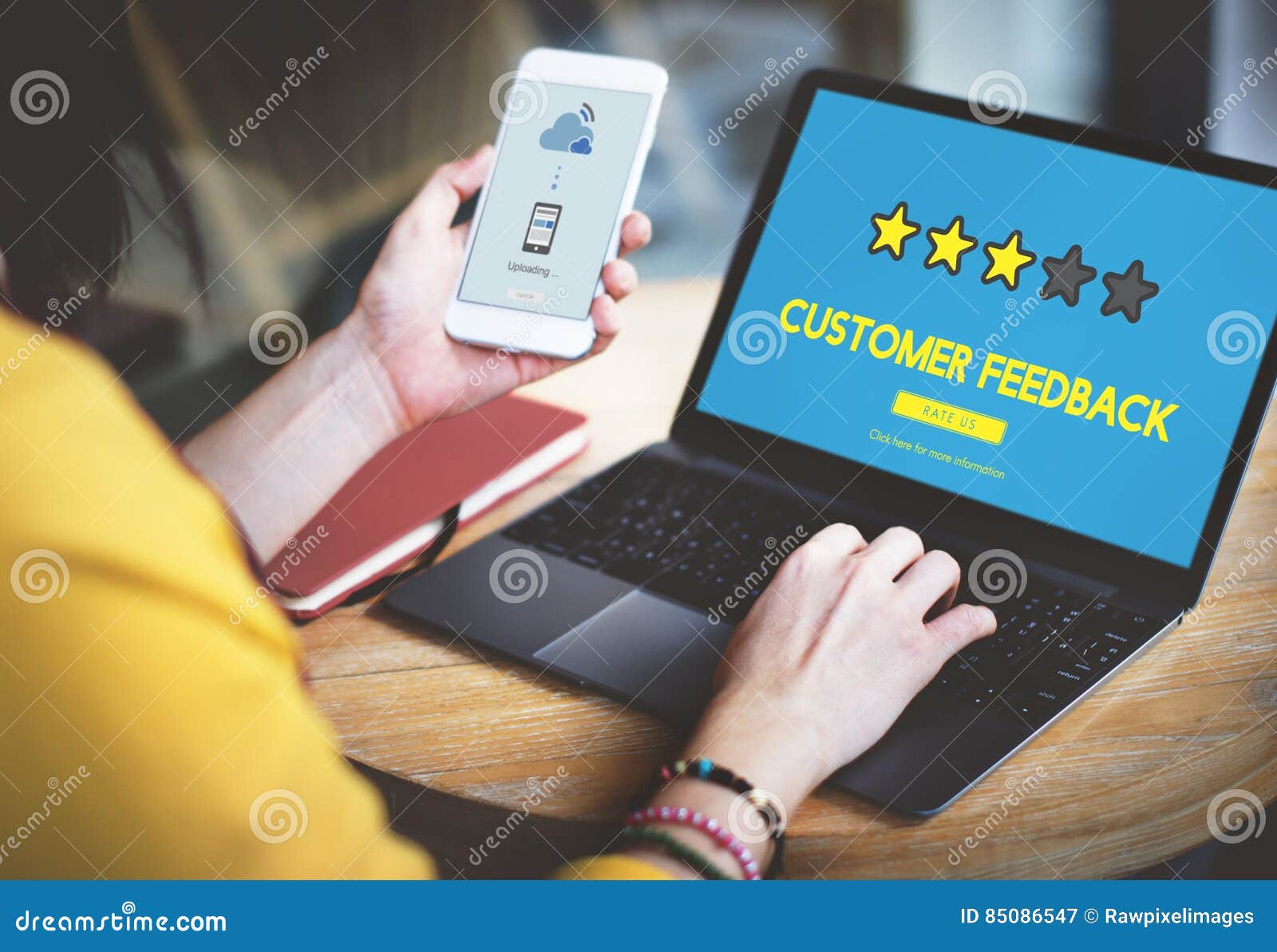 Customer Feedback Comment Vote Review Results Concept Stock Image ...