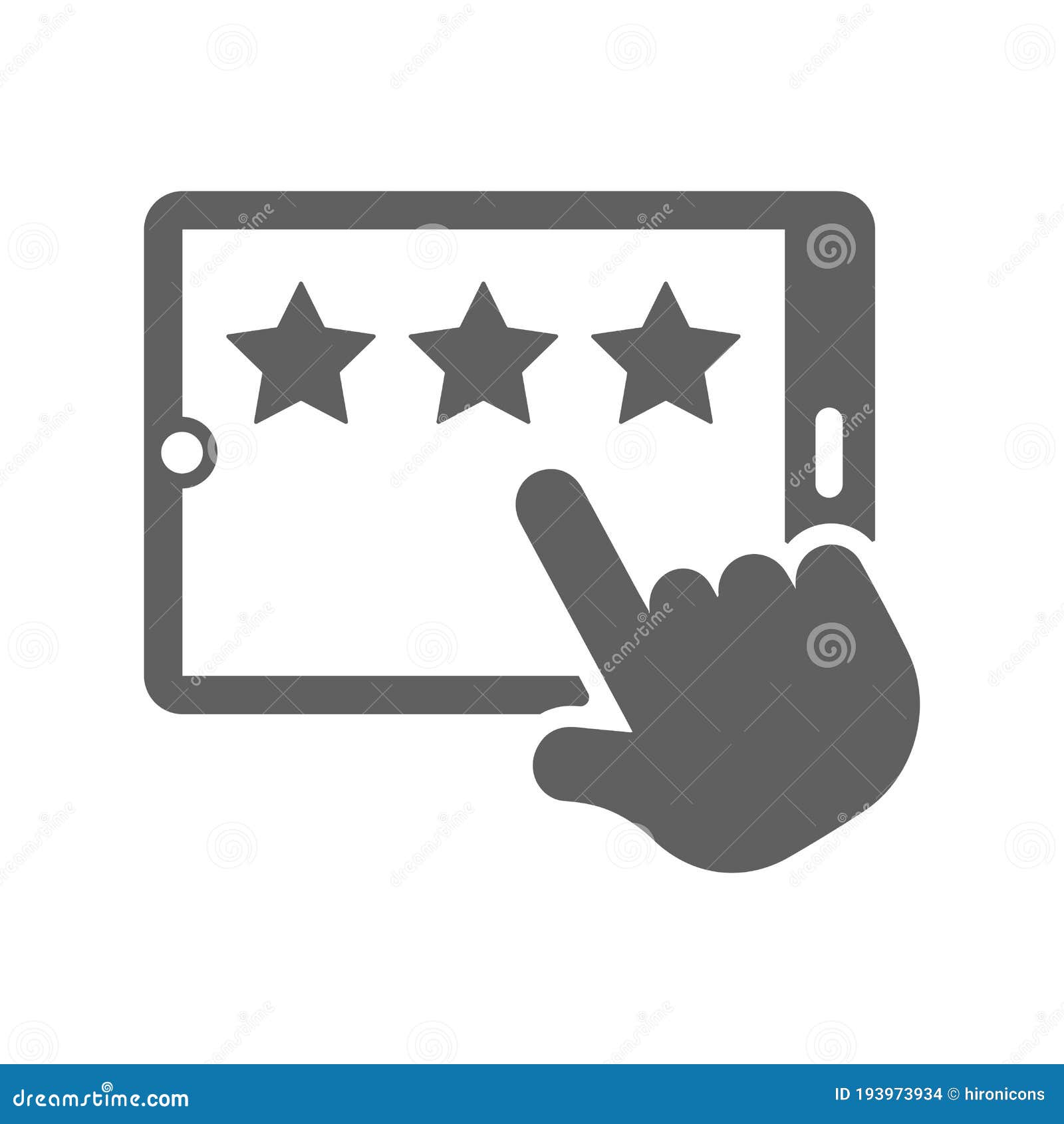 Customer, Feedback, Gray Review Icon Stock Vector - Illustration of ...