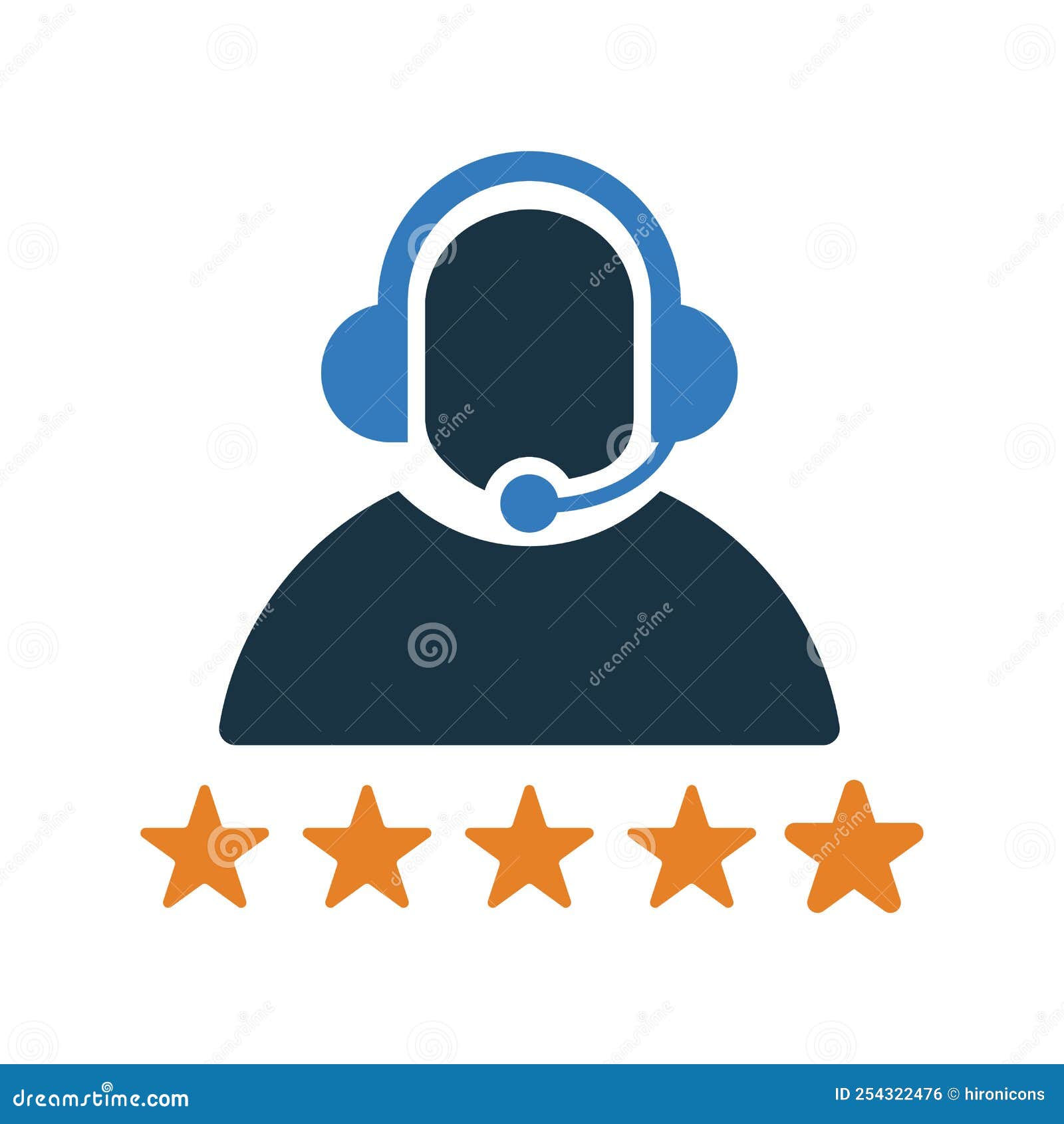 Customer, Feedback Icon. Simple Editable Vector Graphics Stock ...