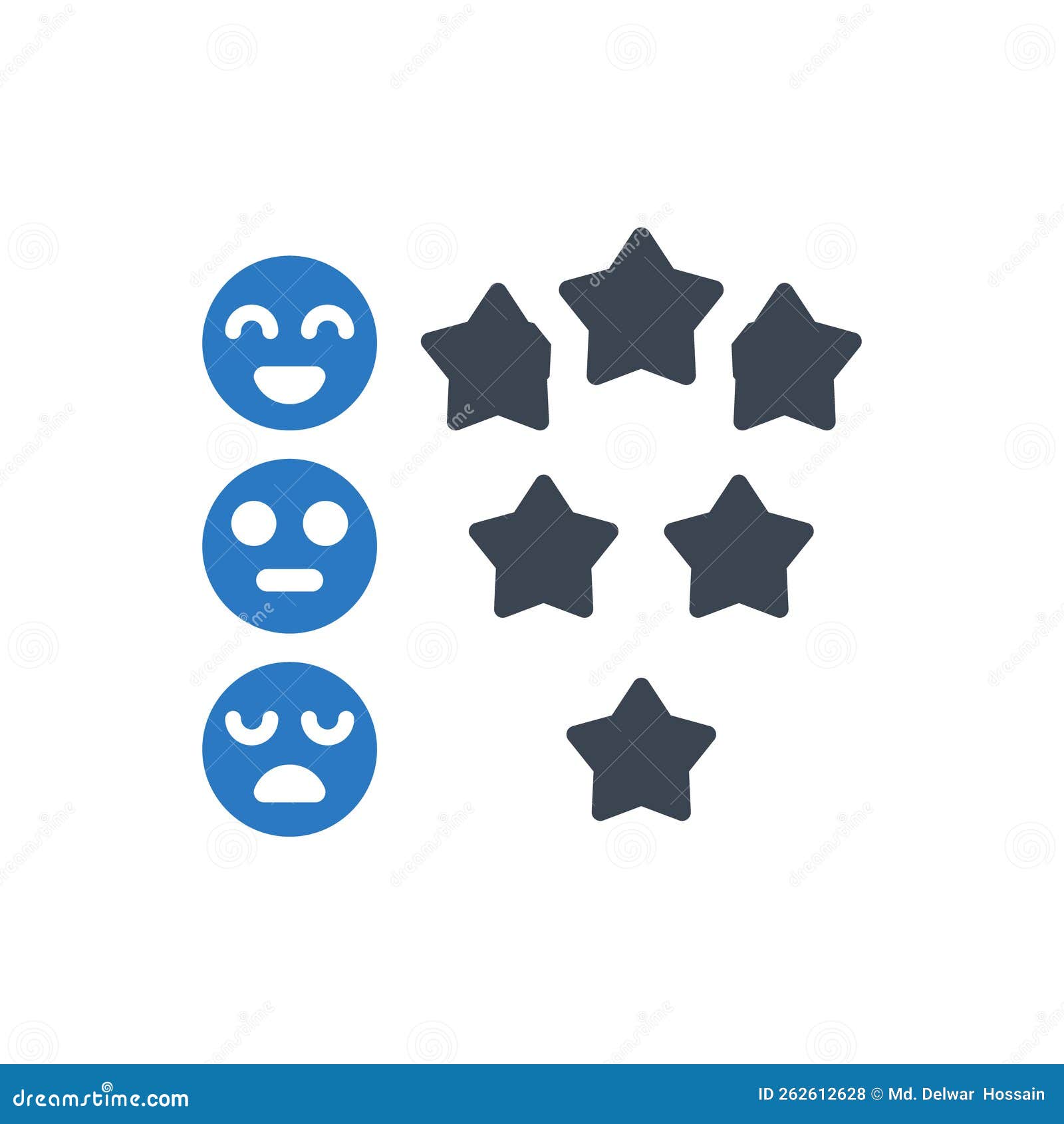 Customer feedback icon stock vector. Illustration of feedback - 262612628