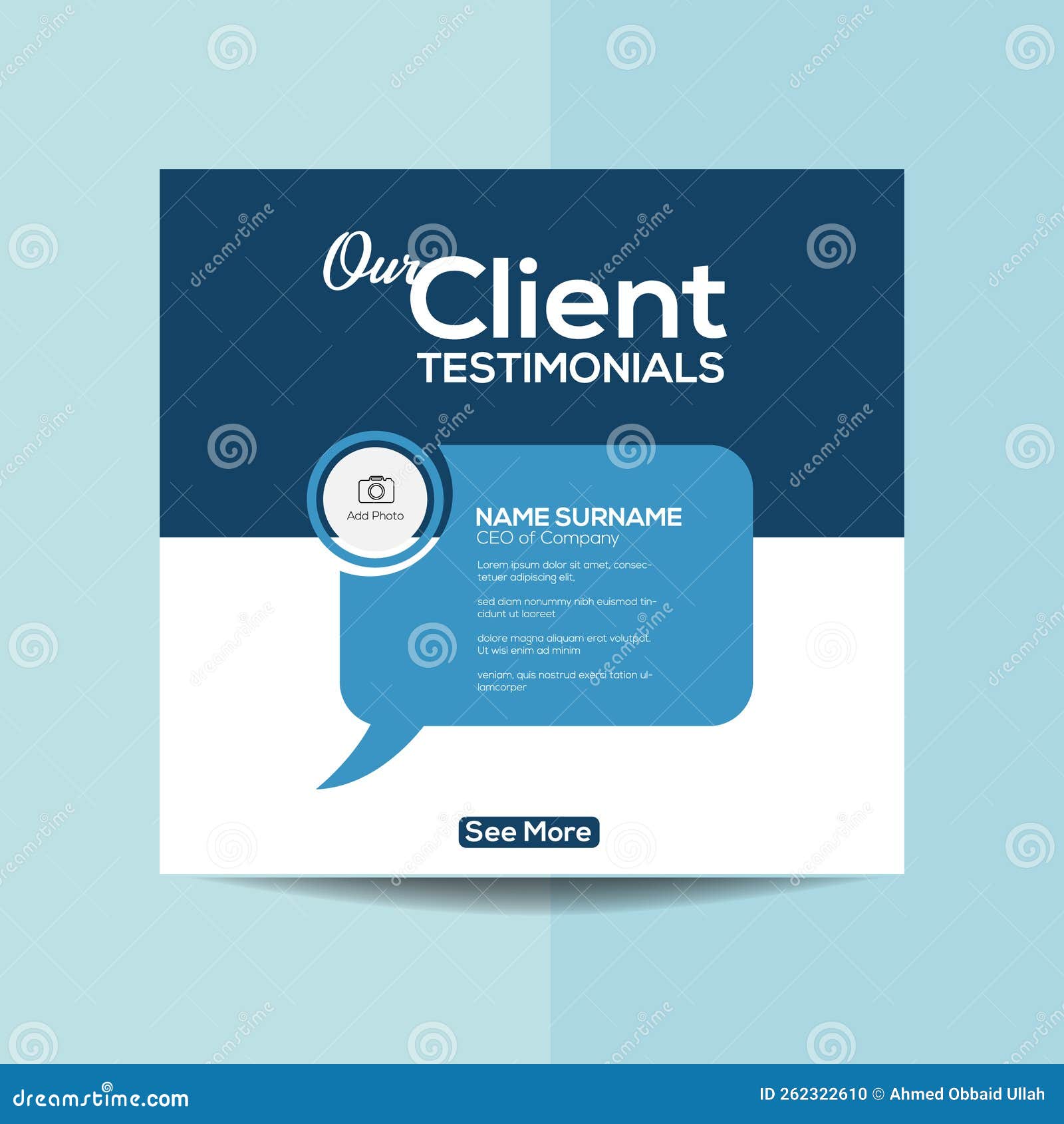 Customer Feedback Testimonial Social Media Post Web Banner Template ...