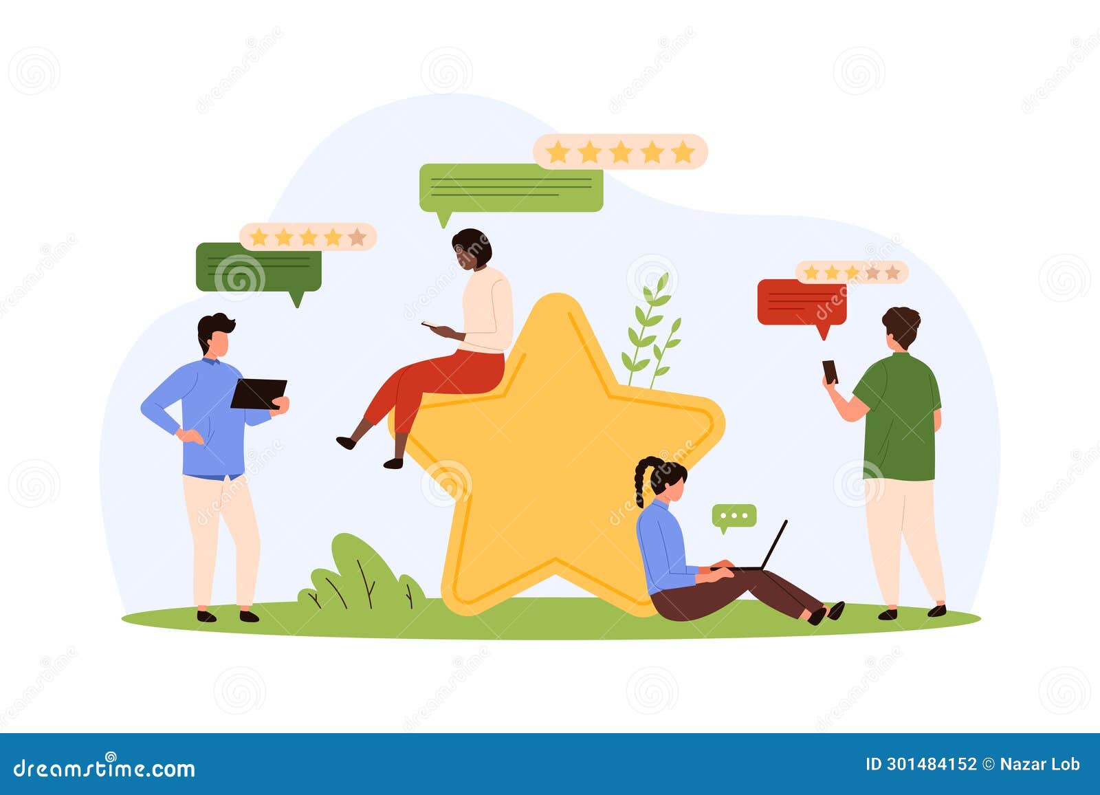 Testimony Speech Or Opinion Quotation Frame Template Vector ...