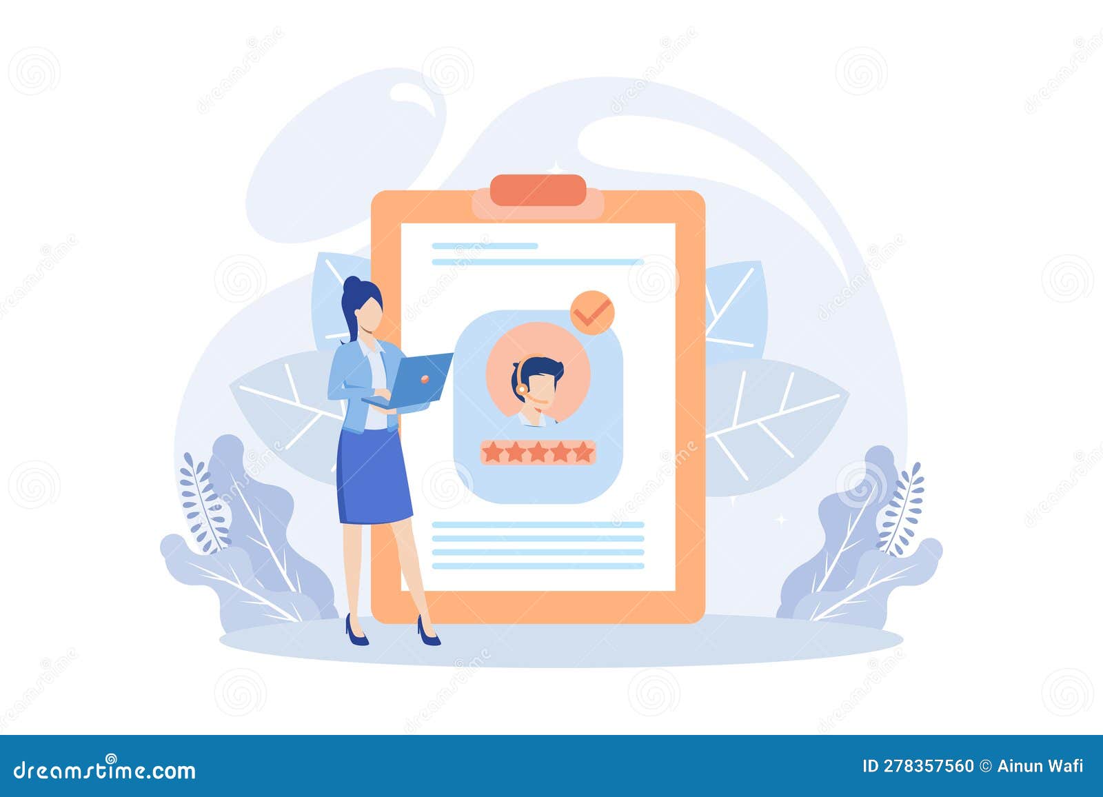 Customer Feedback and User Experience Illustration. Characters Giving ... Customer Feedback and User Experience Illustration. Characters Giving ...