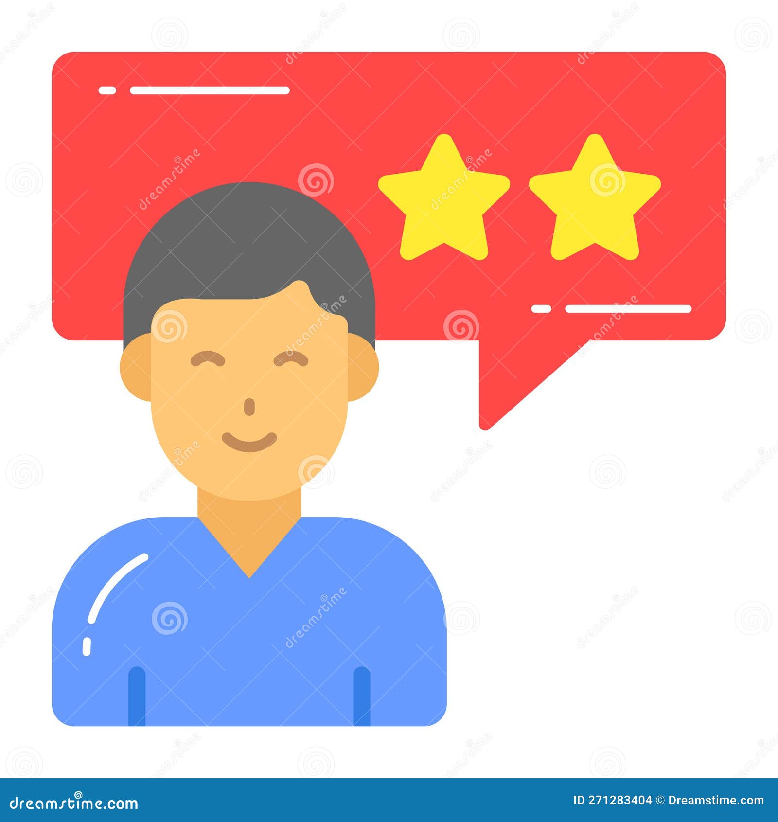 Customer Feedback Vector Design in Modern and Trendy Style Stock Vector ...