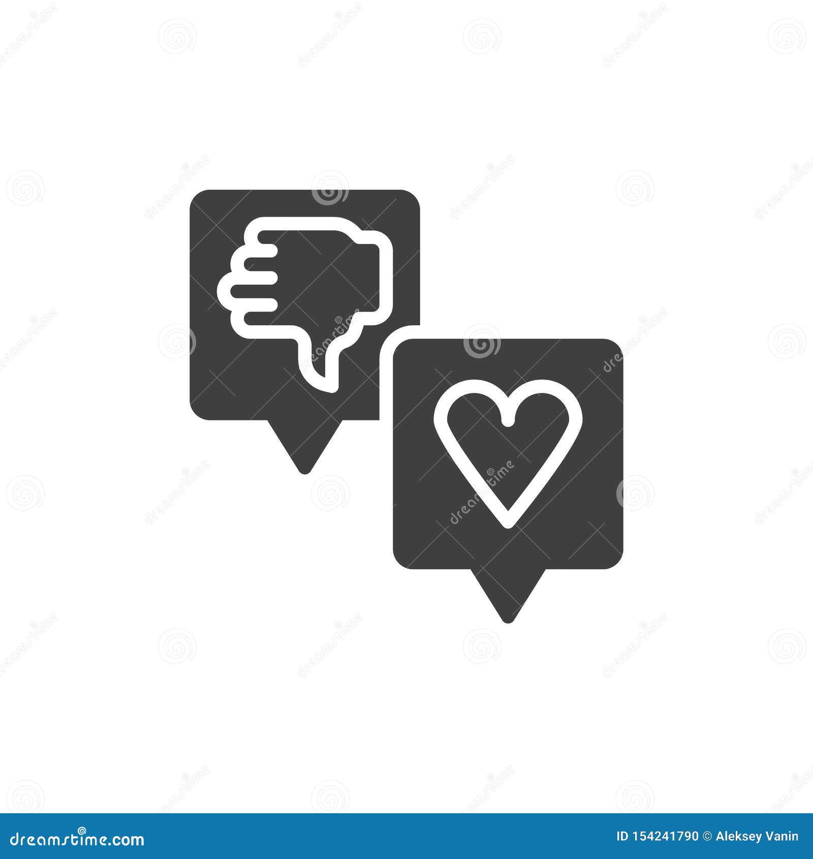 Customer Feedback Vector Icon Stock Vector - Illustration of negative ...