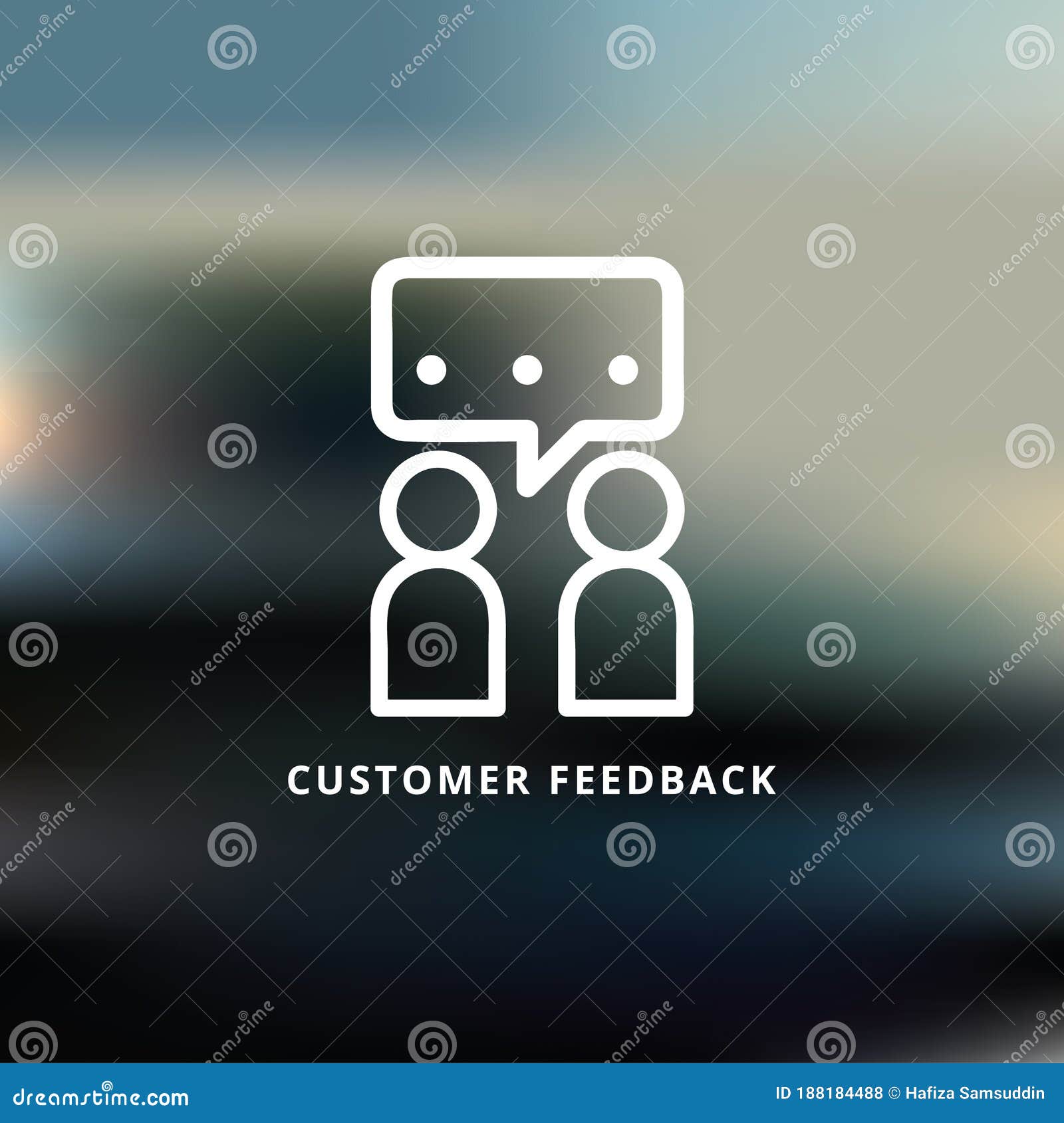 Customer Feedback. Vector Illustration Decorative Design Stock Vector ...