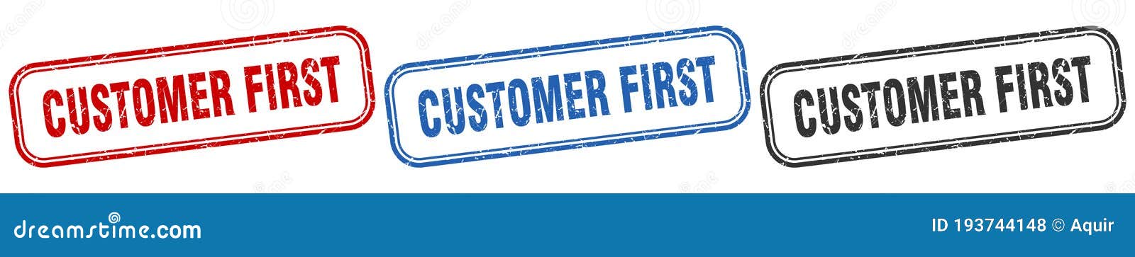 Customer First Label. Customer First Isolated Seal. Sticker. Sign ...