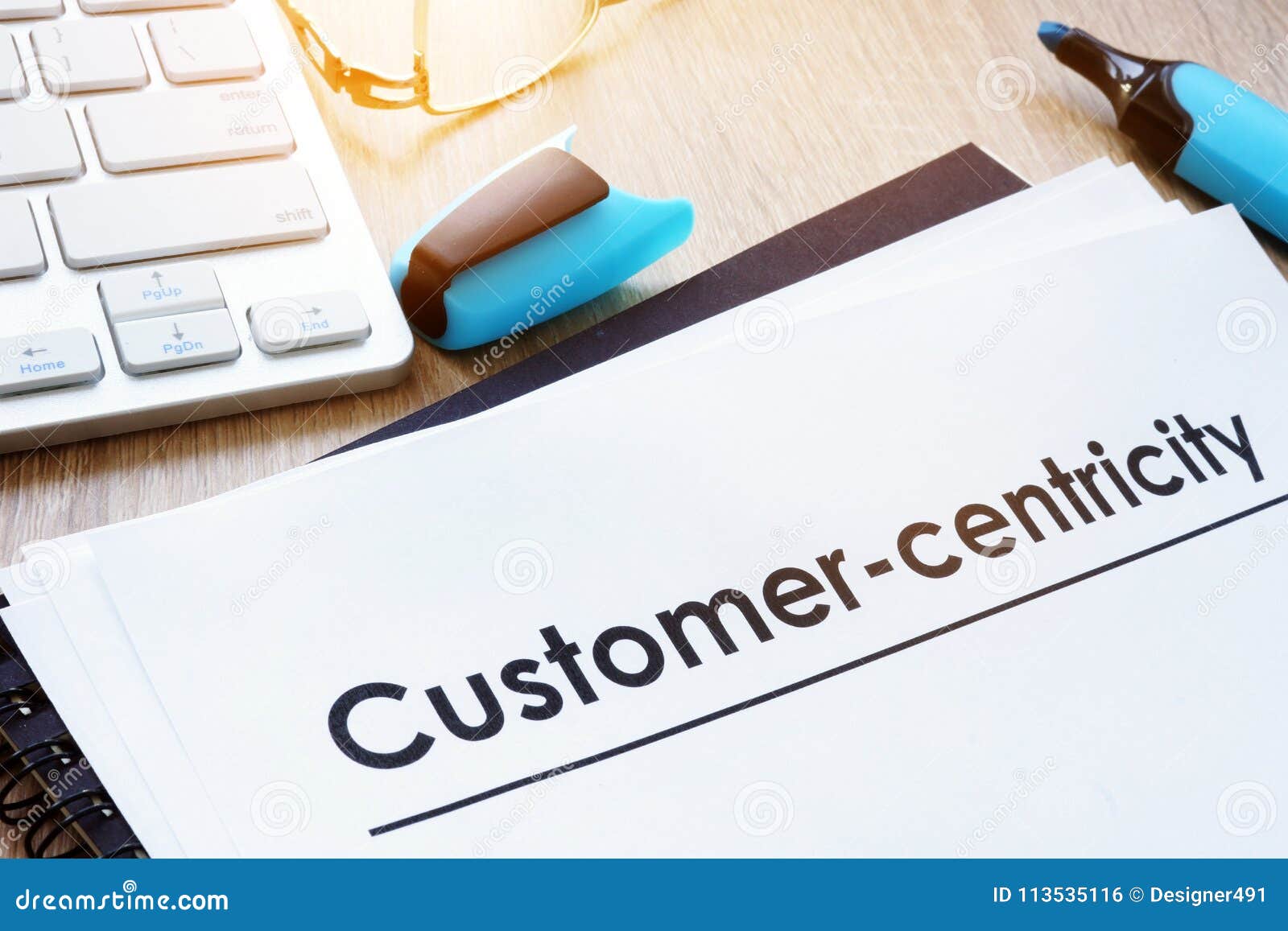 Customer in Focus Concept. Customer-centricity. Stock Photo - Image of ...