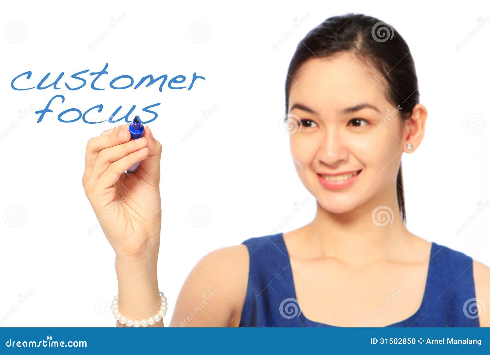 Customer Focus stock photo. Image of business, woman - 31502850
