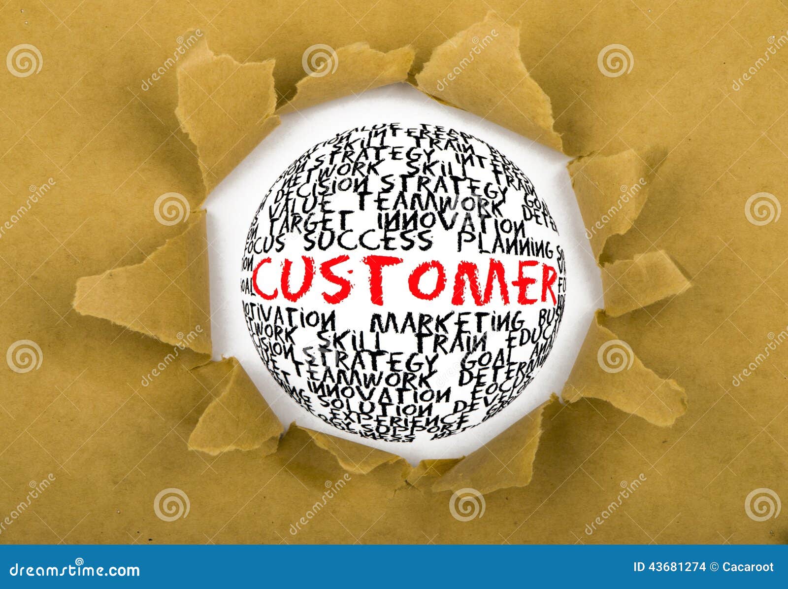 Customer and Global Strategy Stock Photo - Image of success, market ...