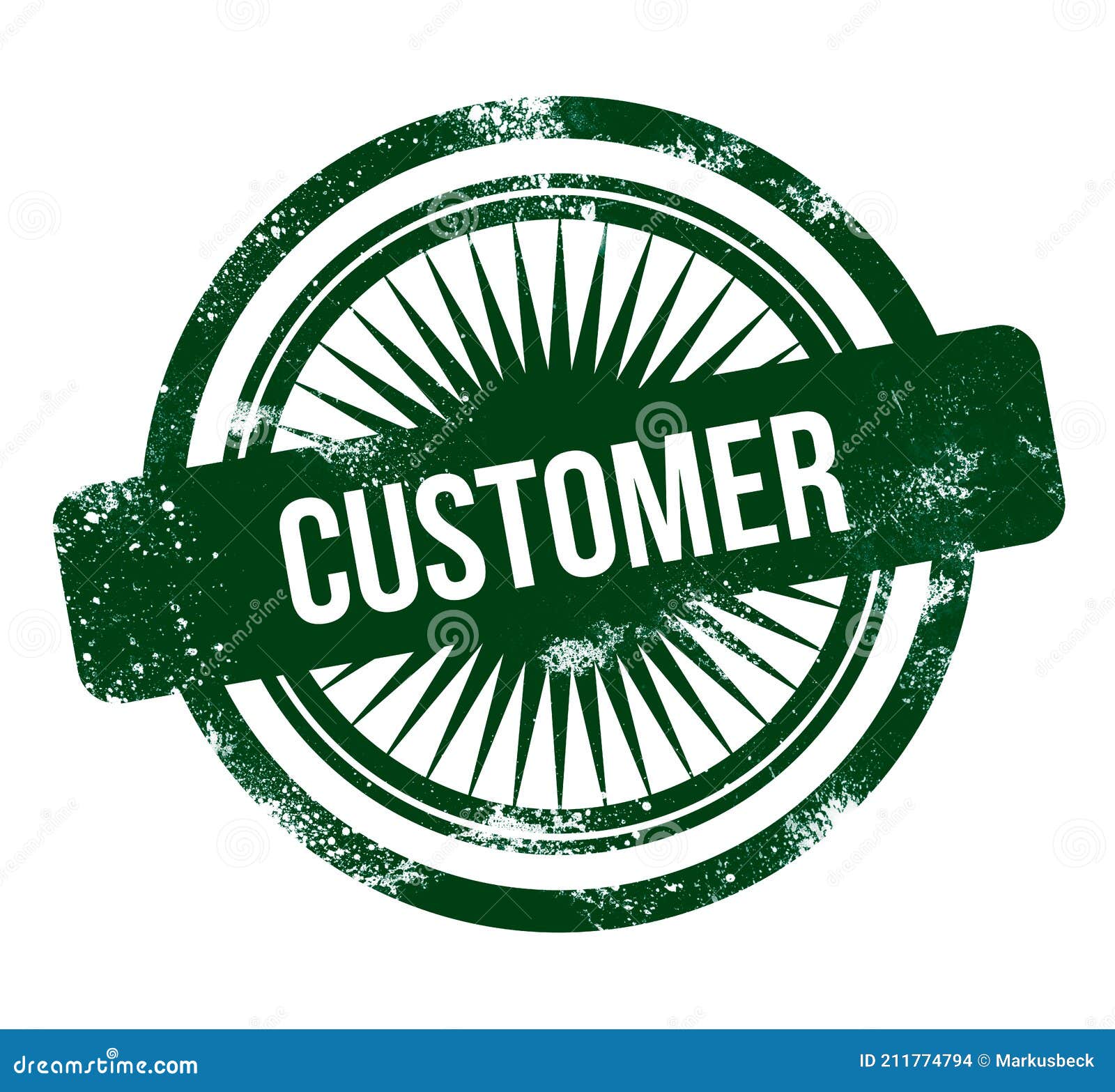 Customer - Green Grunge Stamp Stock Illustration - Illustration of ...