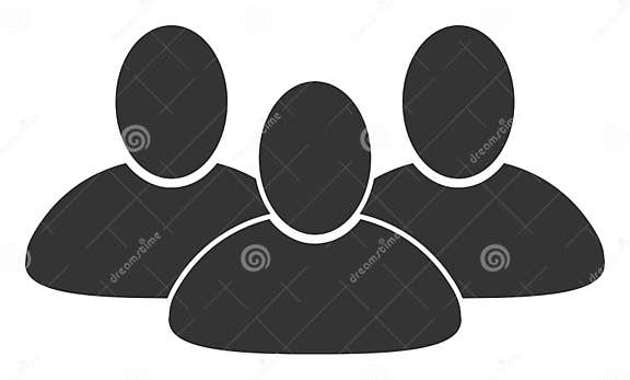 Customer Group Vector Icon Illustration Stock Vector - Illustration of ...