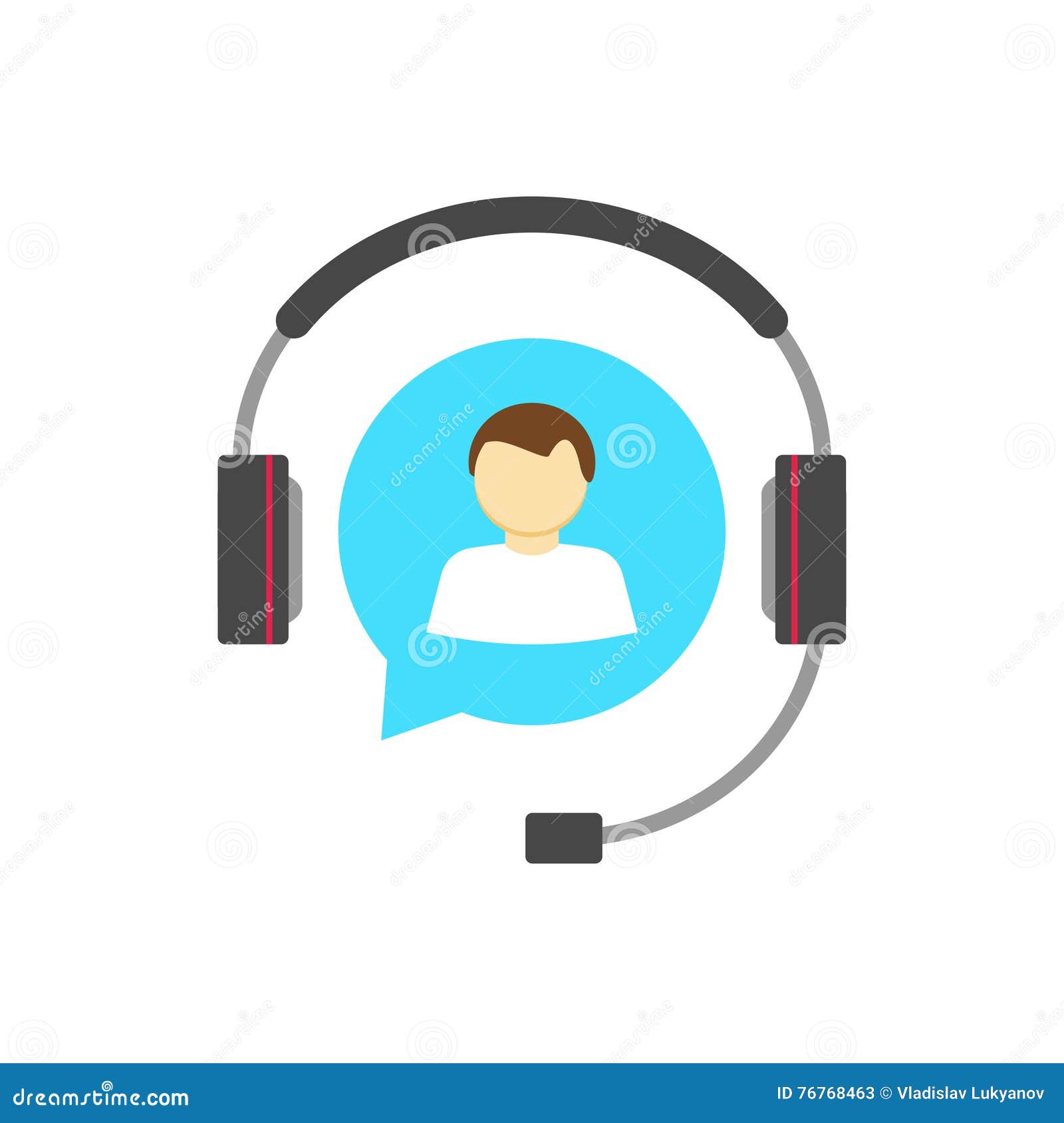 Customer Help Desk Logo Concept, Support Service Vector Icon Isolated ...