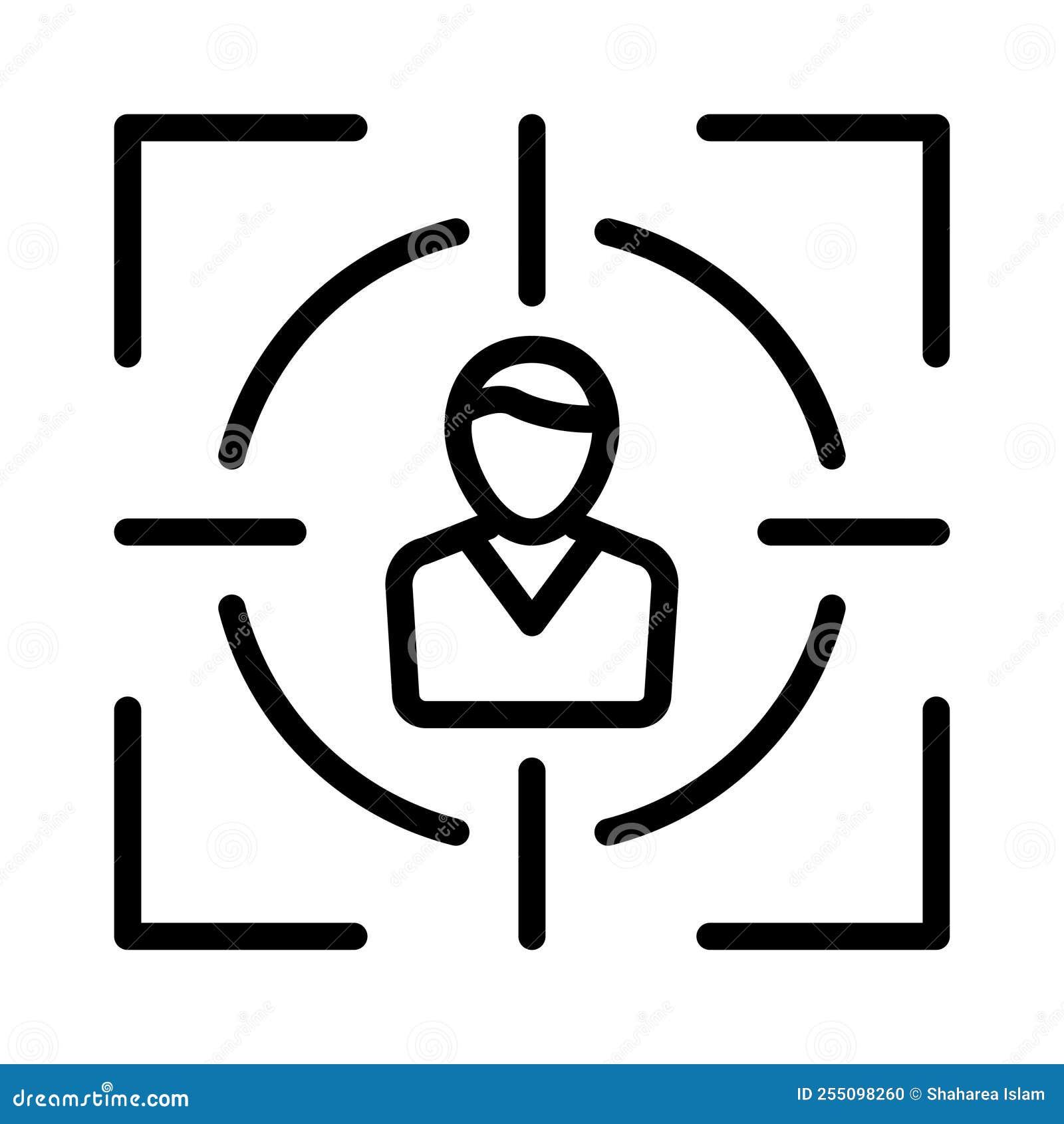 Customer hunt icon stock vector. Illustration of hunt - 255098260