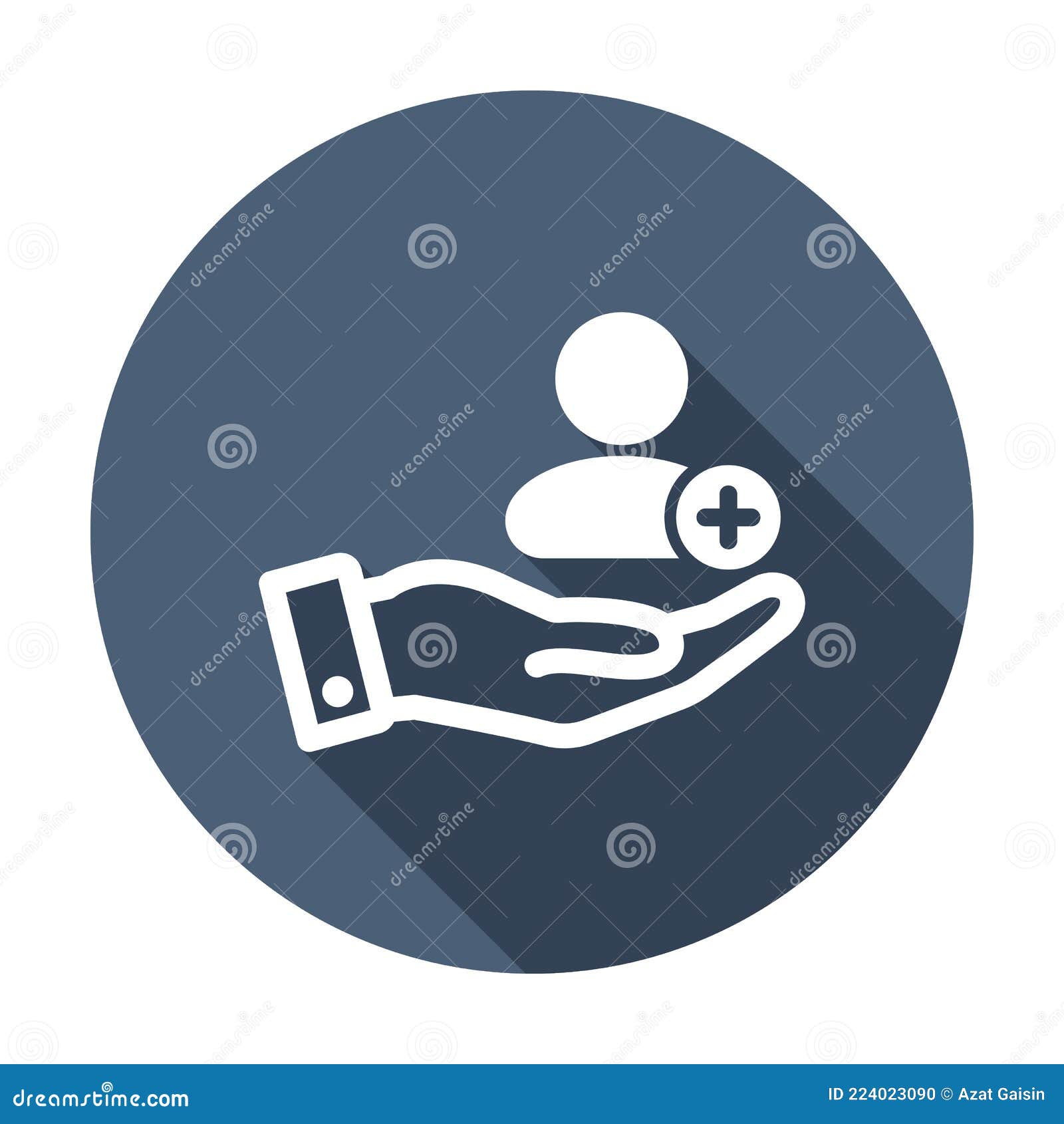 Customer Icon with Add Sign. Customer Safety Icon and New, Plus ...