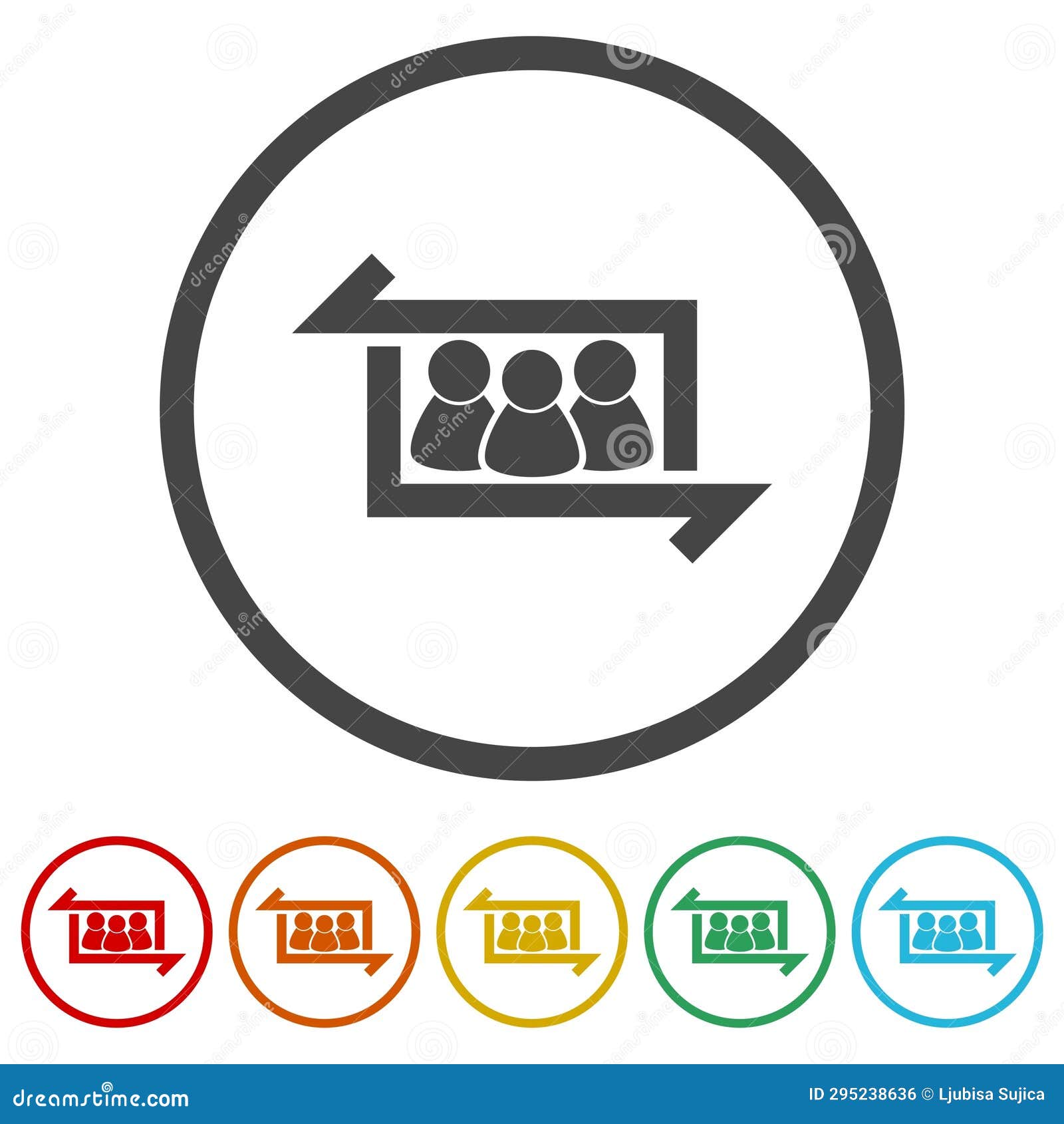 Customer Icon Customer Retention Returning Clients. Set Icons in Color ... Customer Icon Customer Retention Returning Clients. Set Icons in Color ...
