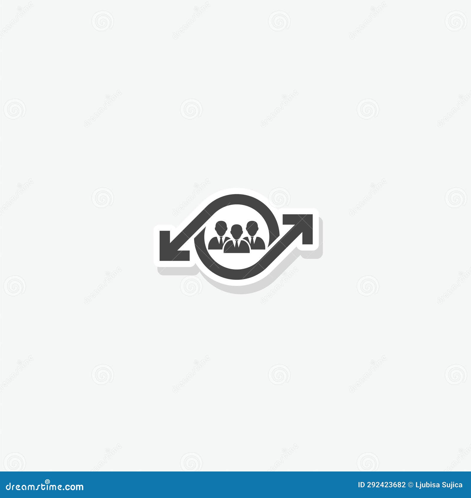 Customer Icon Customer Retention Returning Clients Sticker Isolated on ... Customer Icon Customer Retention Returning Clients Sticker Isolated on ...
