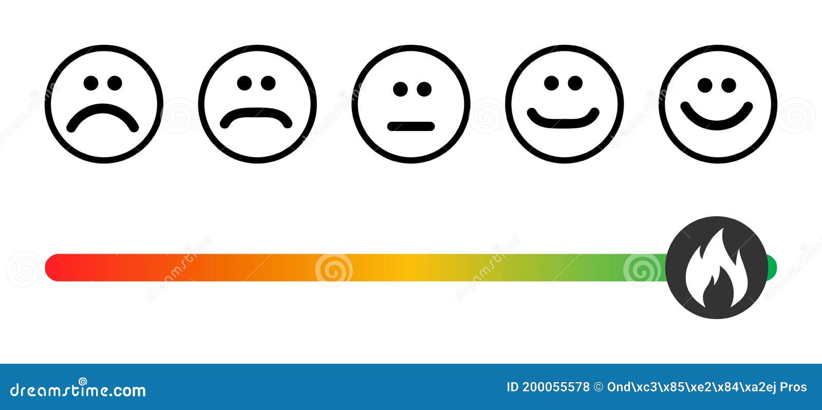 Icon Emotions Face, Emotional Symbol And Approval Check Sign Button ...