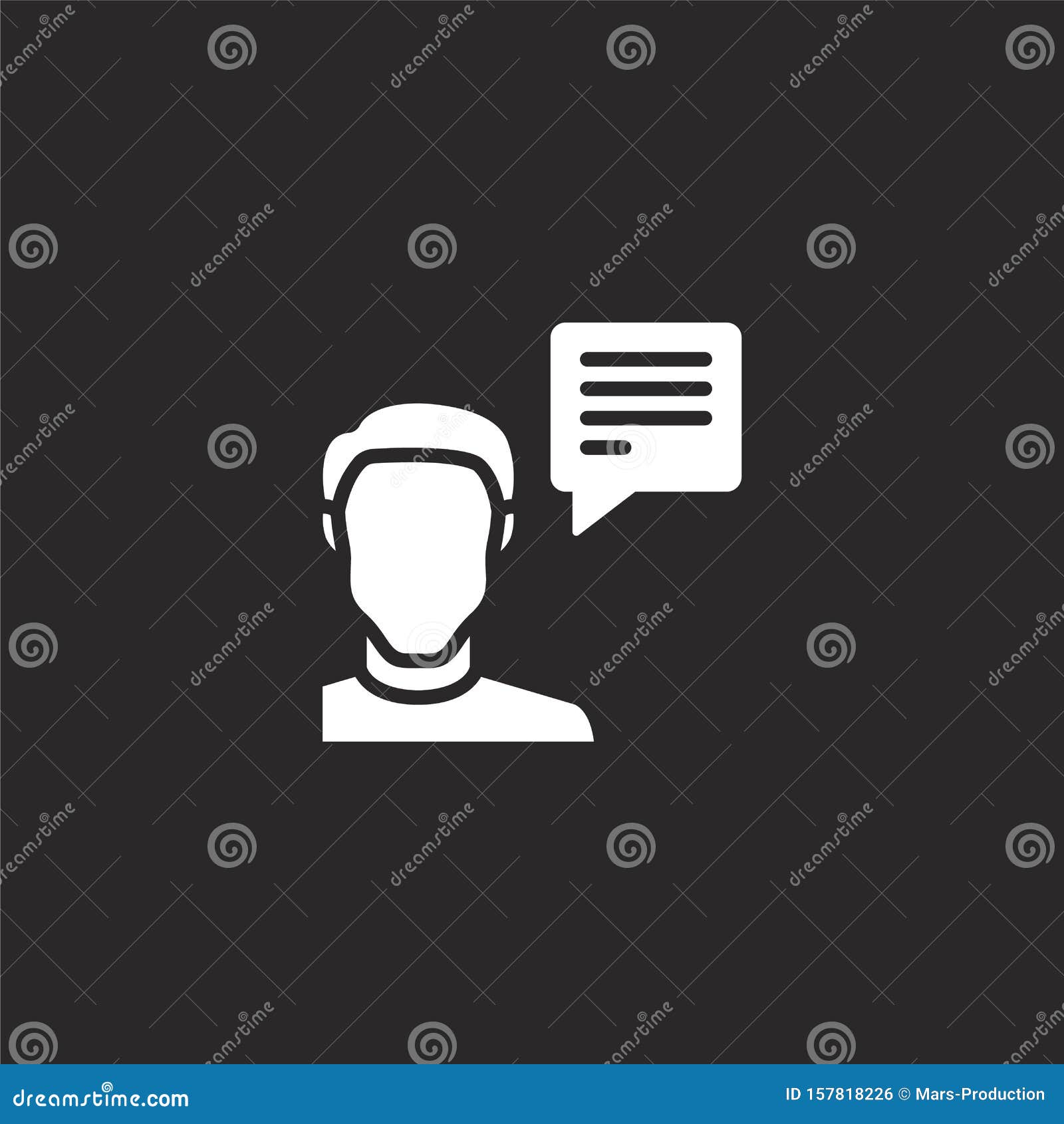 Customer Icon. Filled Customer Icon for Website Design and Mobile, App ...