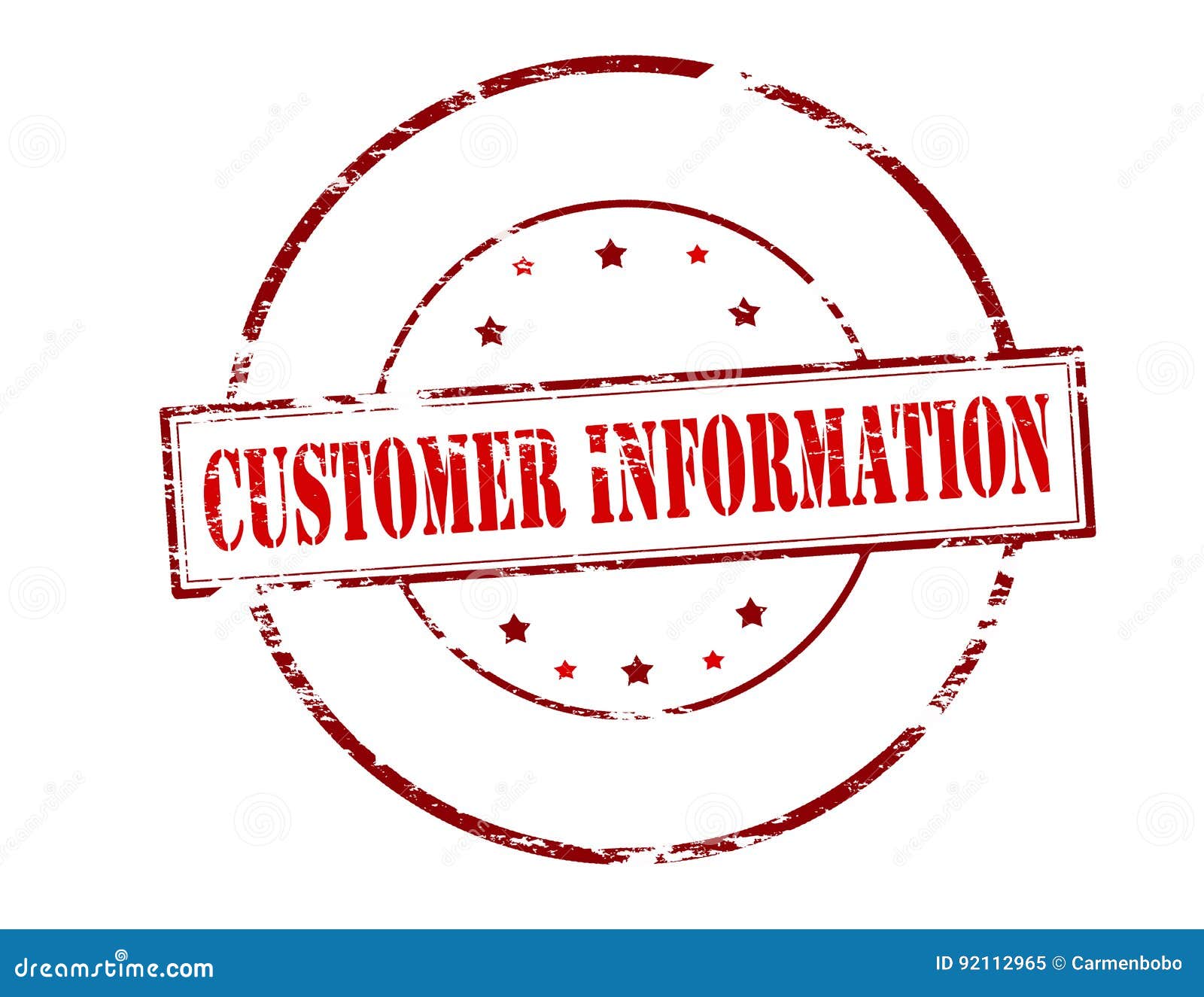 Customer information stock illustration. Illustration of purchaser ...