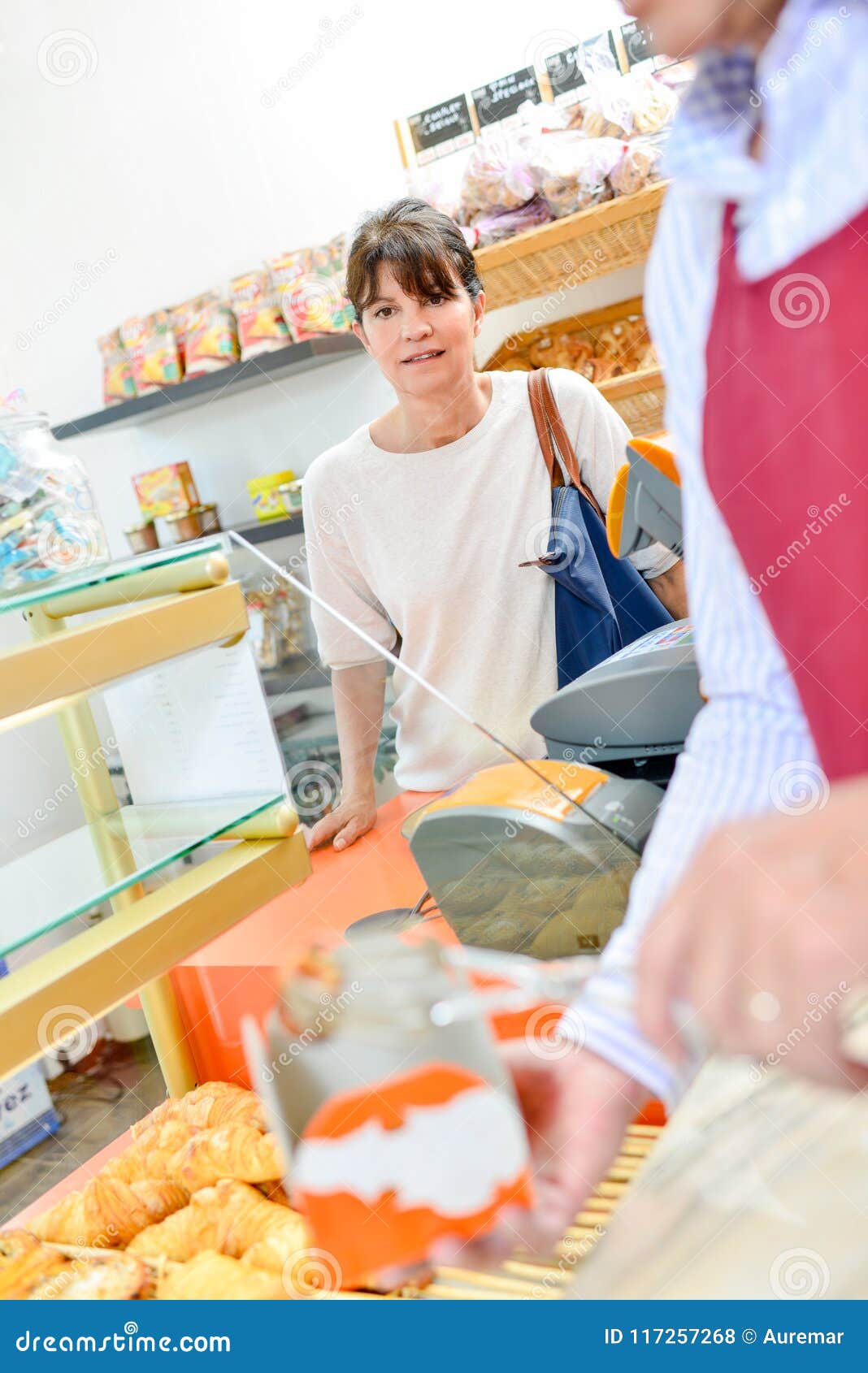 Customer inside a shop stock photo. Image of attractive - 117257268