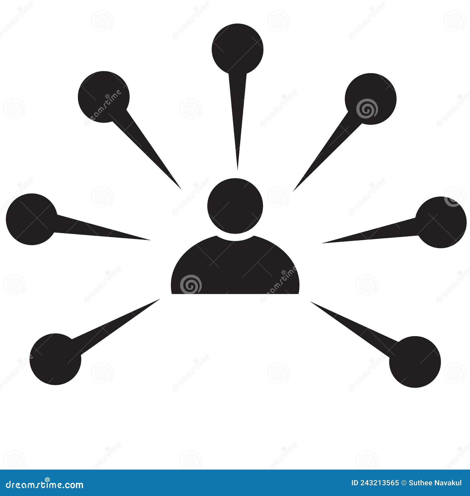 Customer Insight Symbol Icon, Black Vector Sign With Editable Strokes ...