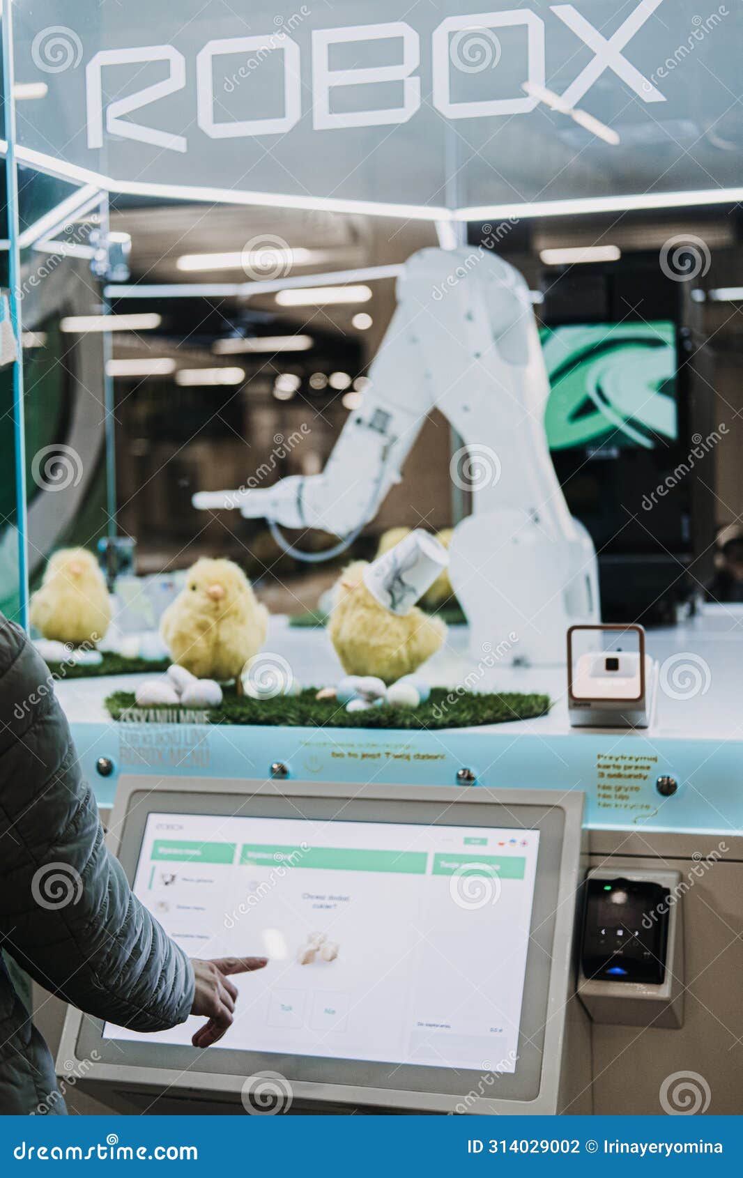 Warsaw, Poland - March 19, 2024. Automated Robotic Cafe Service in ...
