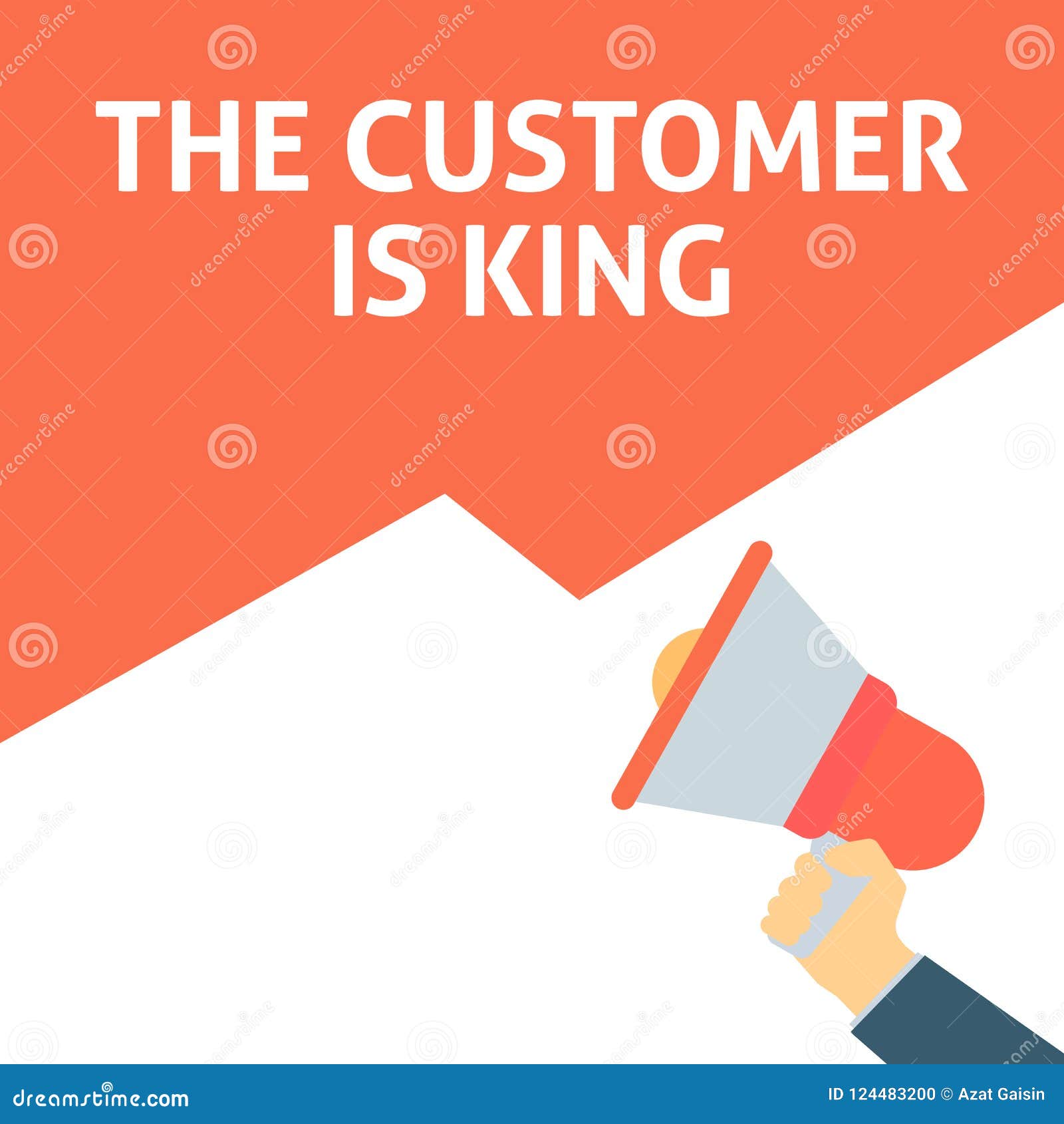Customer Is King 3d Words Crown Top Priority Service Stock Image ...