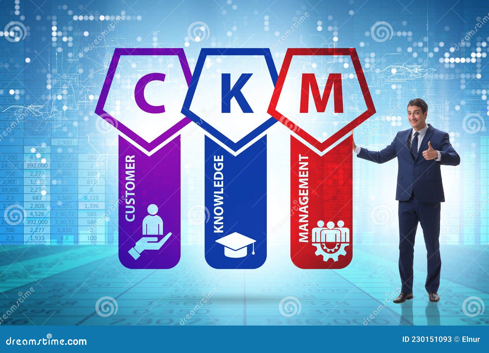 Customer Knowledge Management Business Concept Stock Image - Image of ...