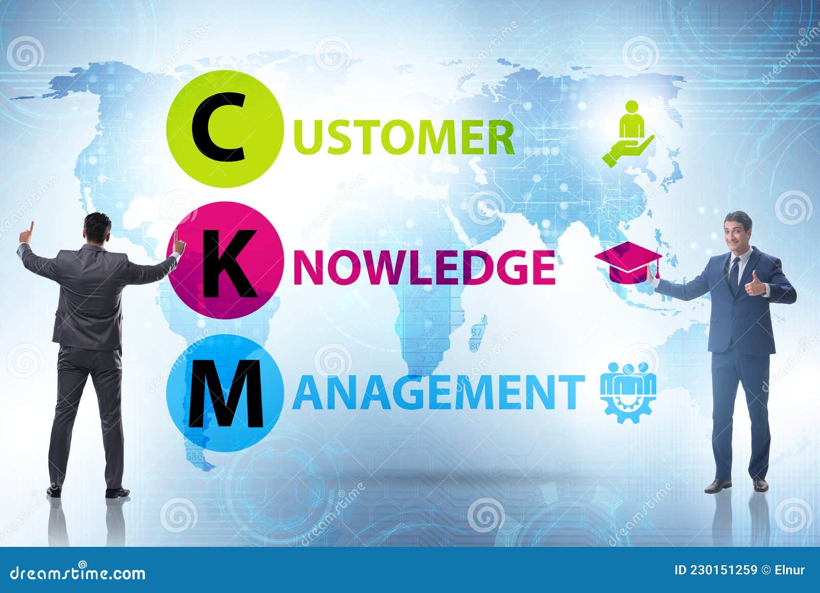 Customer Knowledge Management Business Concept Stock Image - Image of ...