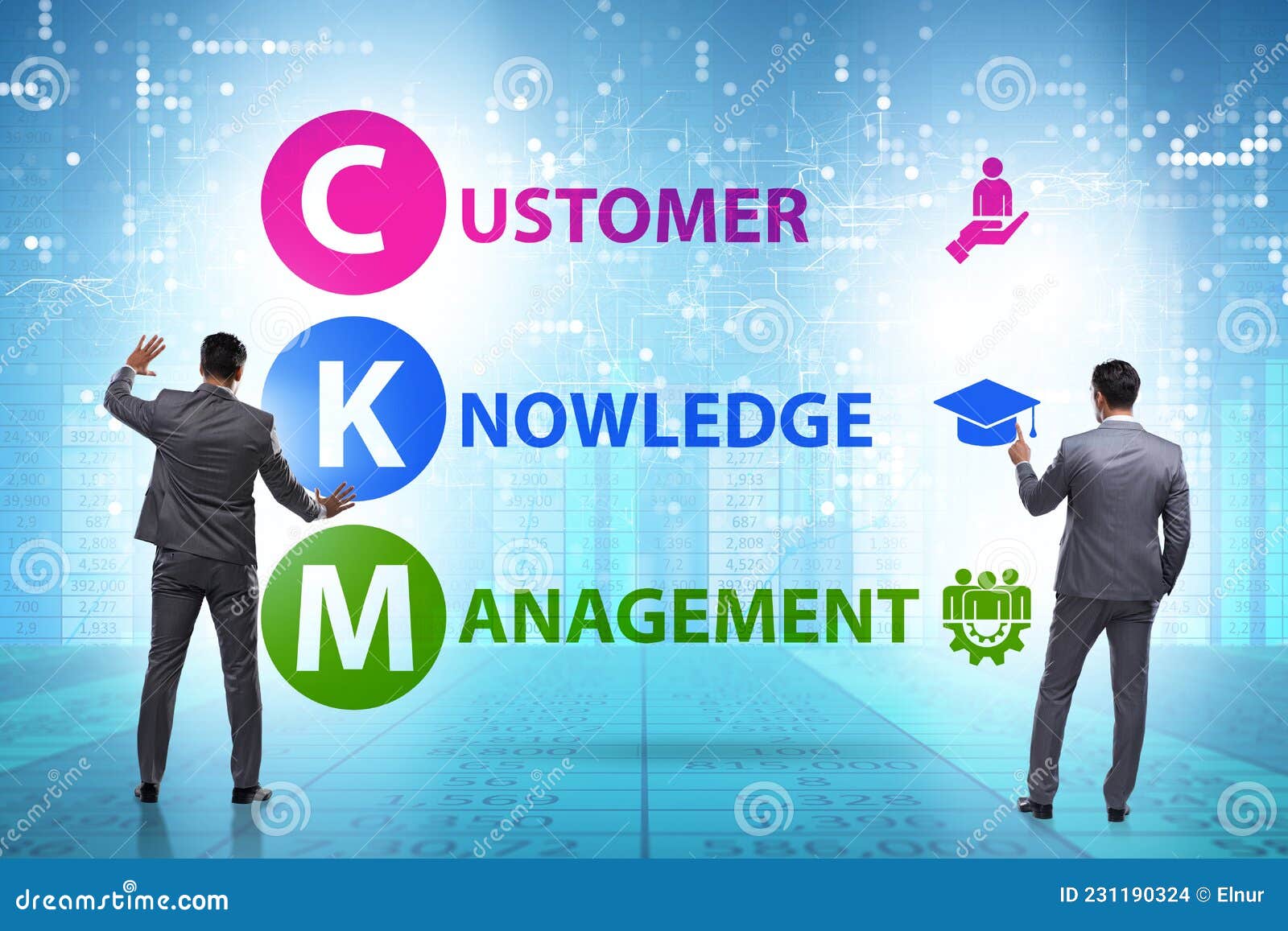 Customer Knowledge Management Business Concept Stock Photo - Image of ...