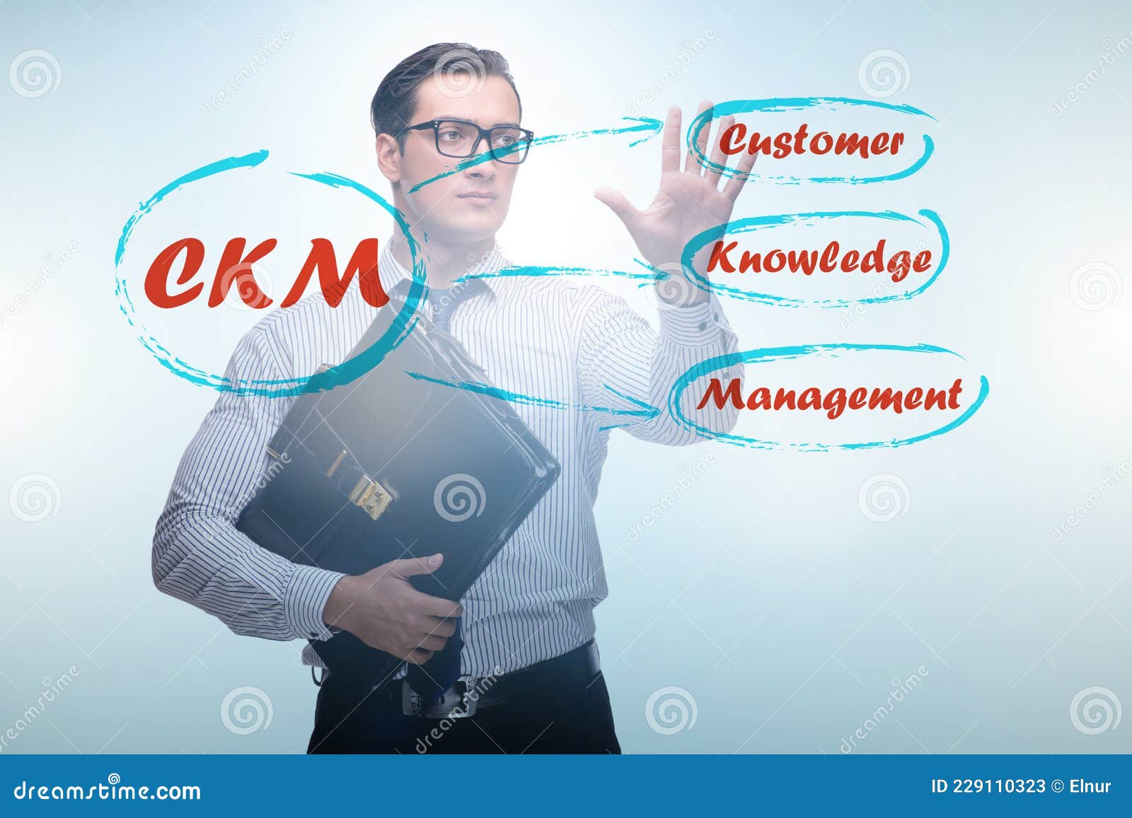 Customer Knowledge Management Marketing Concept Stock Illustration ...