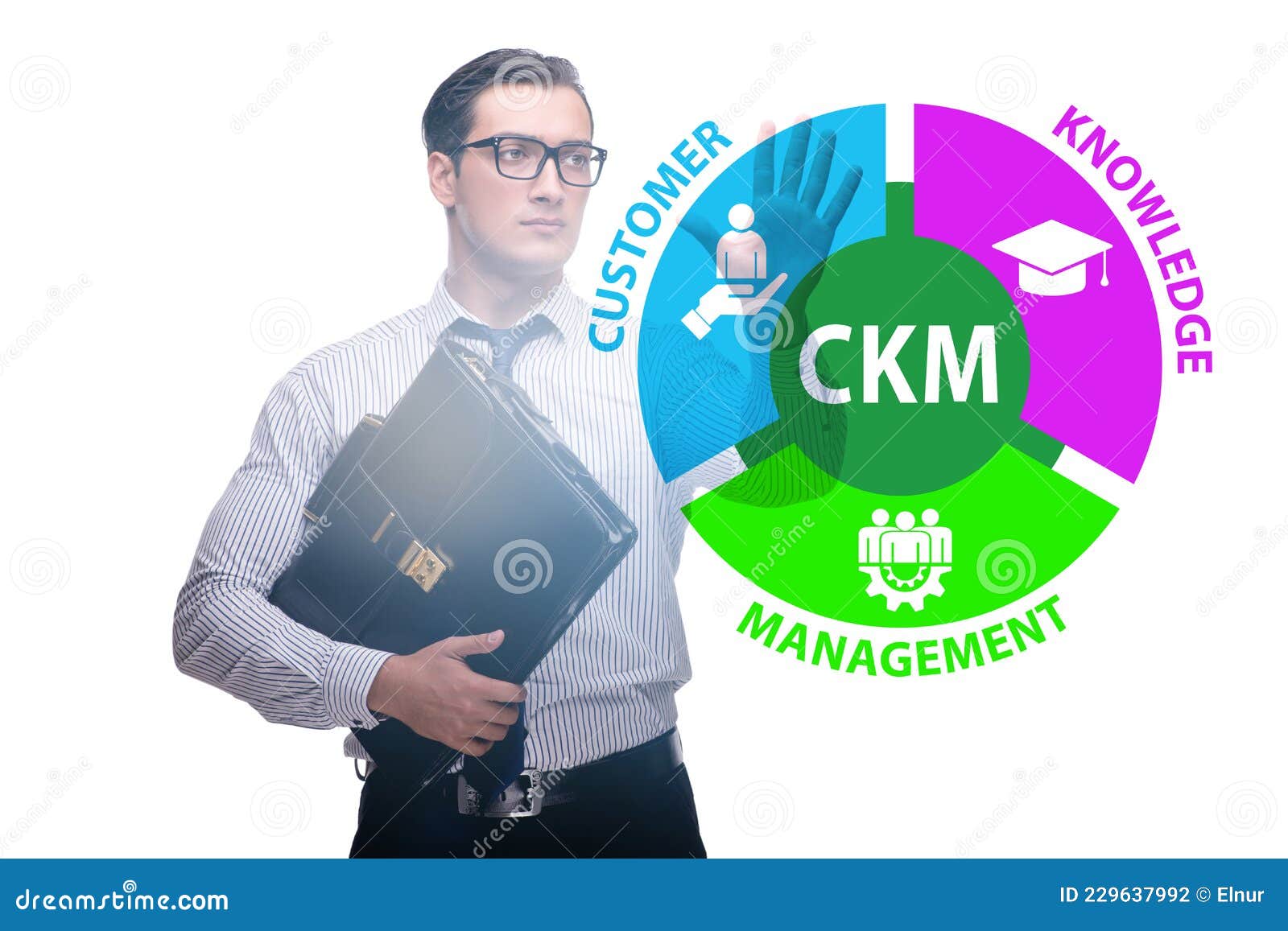 Customer Knowledge Management Marketing Concept Stock Photo - Image of ...