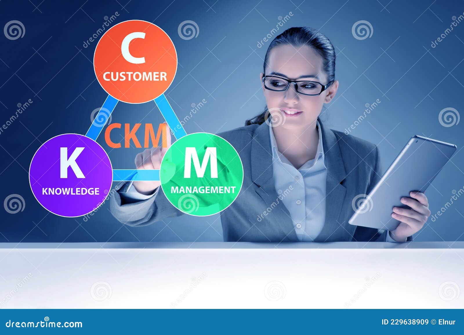 Customer Knowledge Management Marketing Concept Stock Image - Image of ...