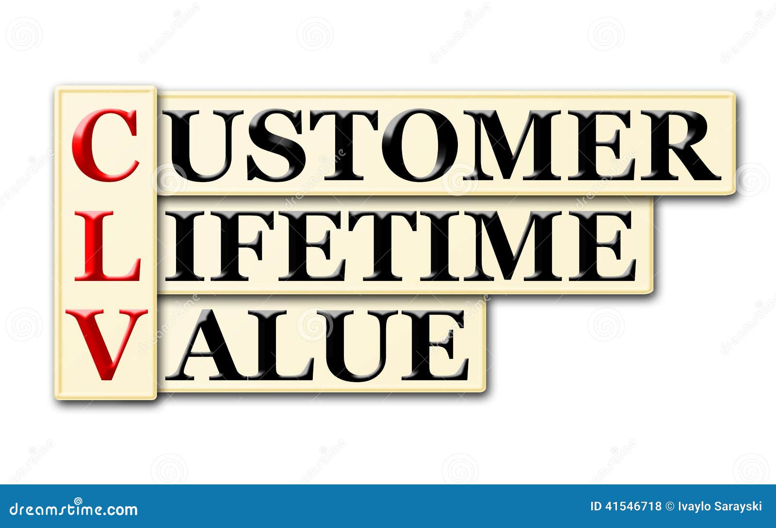 Customer Lifetime Value stock illustration. Illustration of sale - 41546718