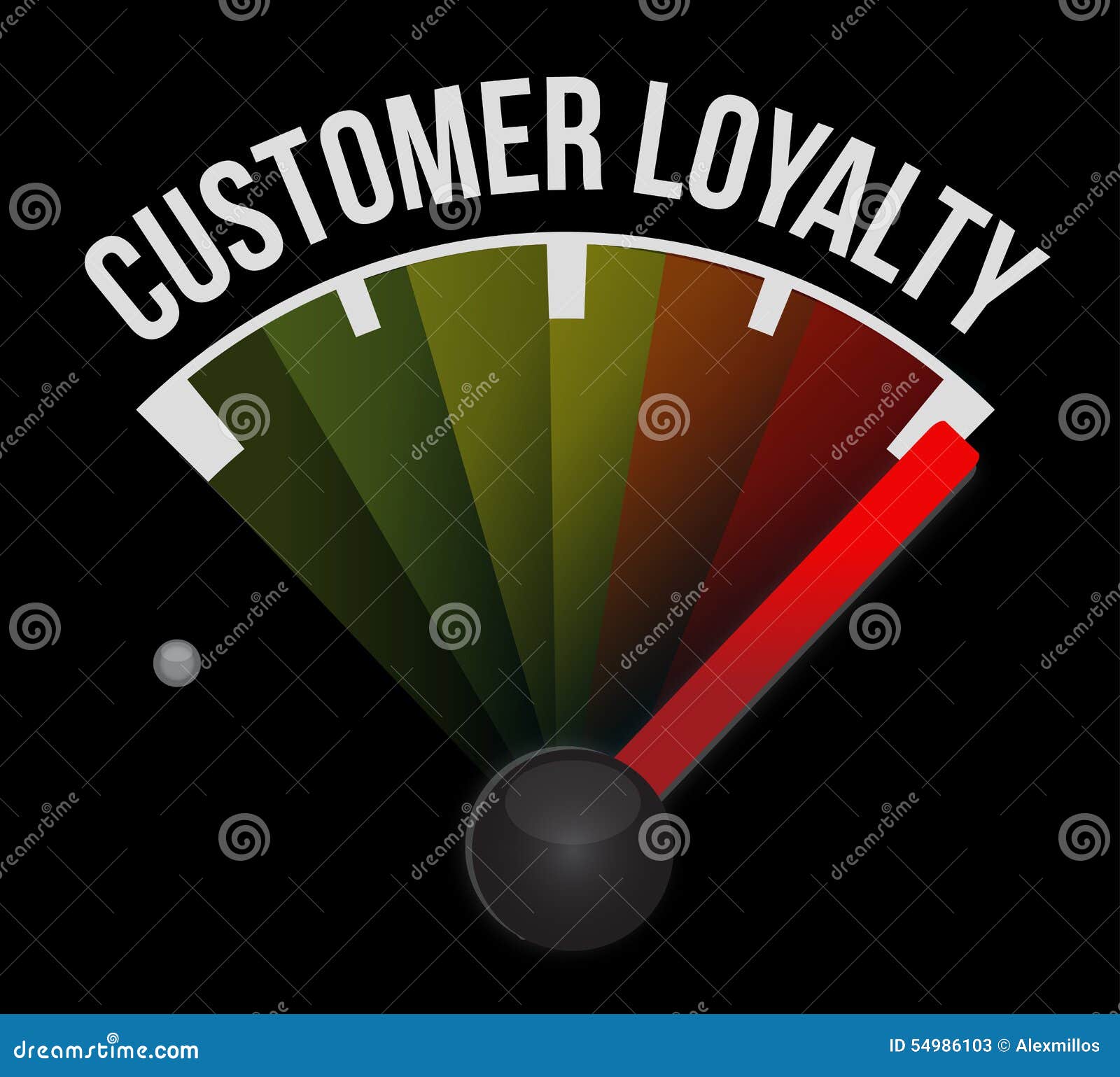 Customer Loyalty Level Sign Concept Stock Illustration - Illustration ...