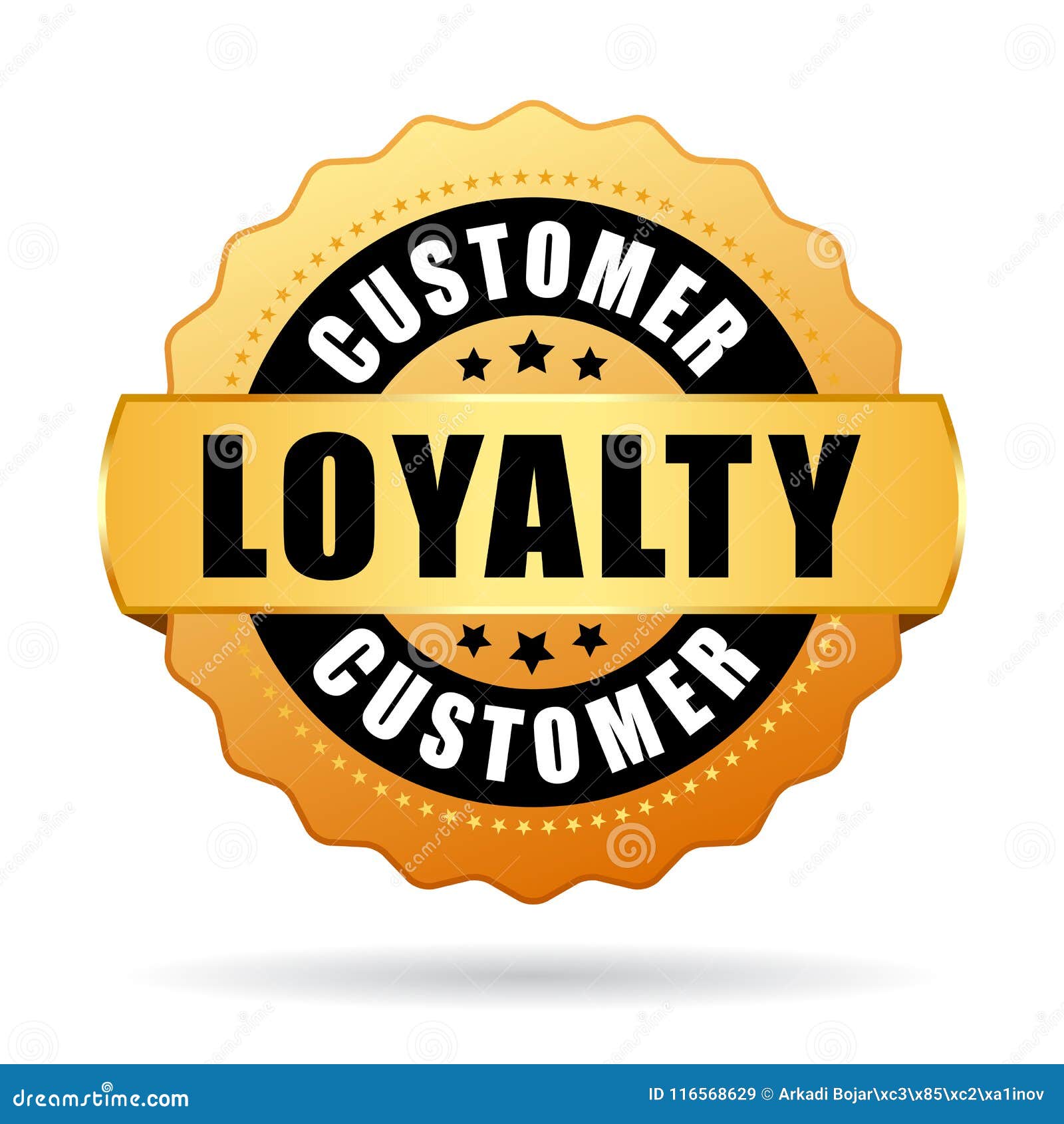 Customer Loyalty Program Gold Vector Icon Stock Vector - Illustration ... Customer Loyalty Program Gold Vector Icon Stock Vector - Illustration ...