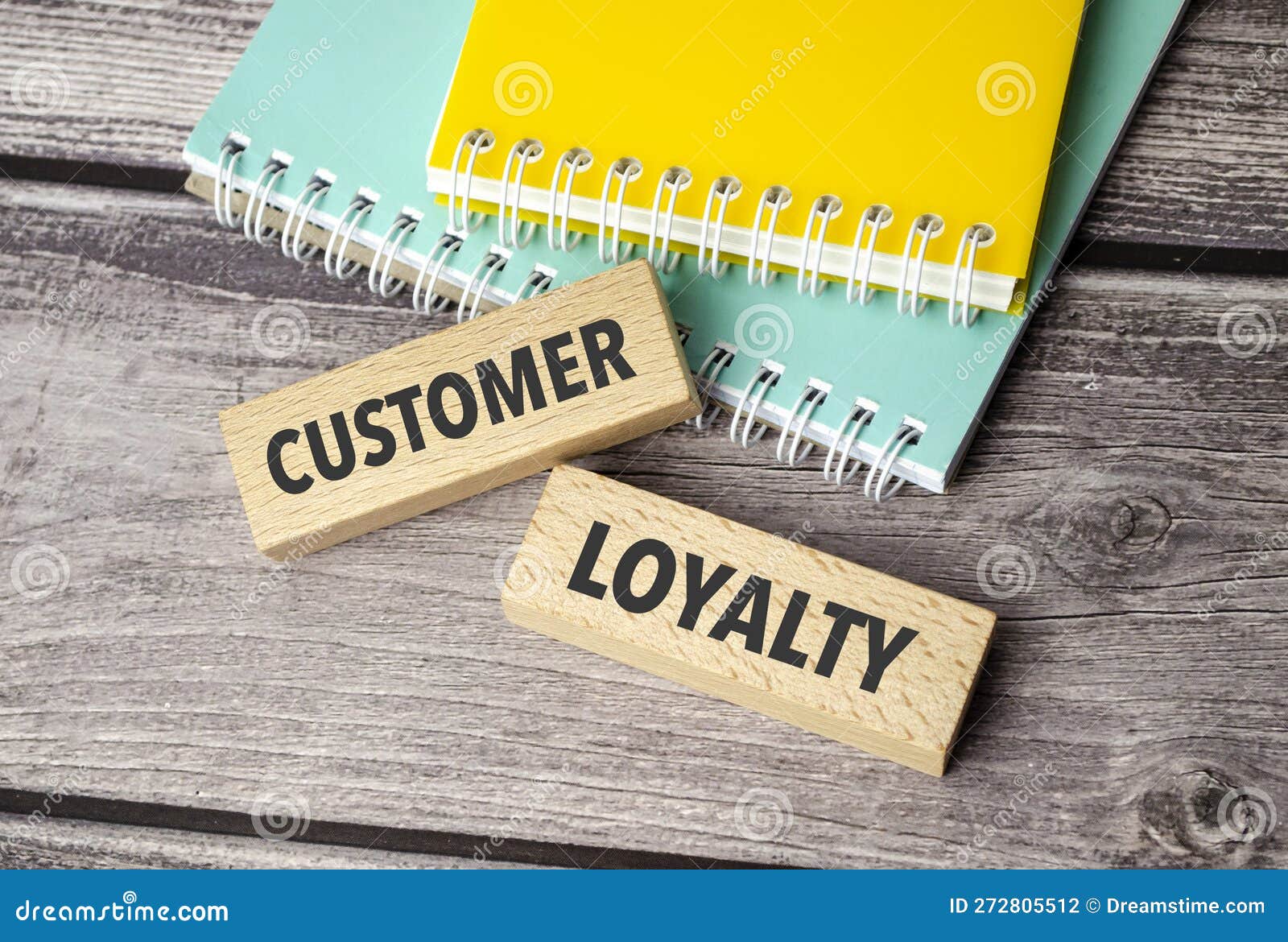 Customer Loyalty Symbol. Concept Words Customer Loyalty on Wooden ...