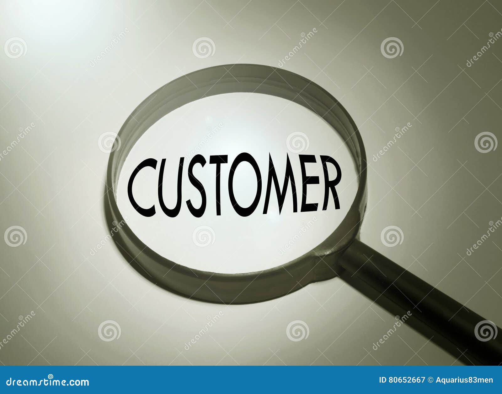 Customer stock image. Image of magnifying, hold, magnifier - 80652667