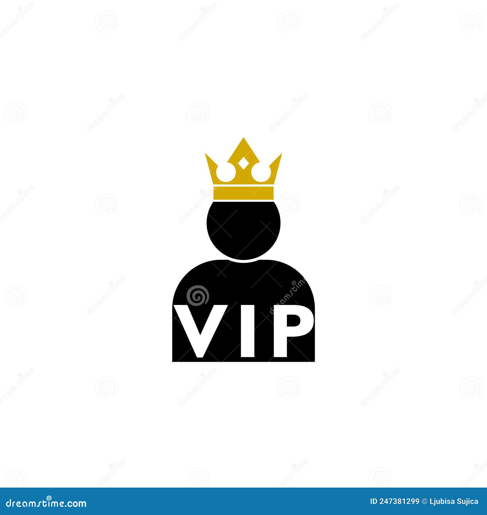 Customer Membership Client Crown Icon. VIP Member King Pictogram Stroke ...