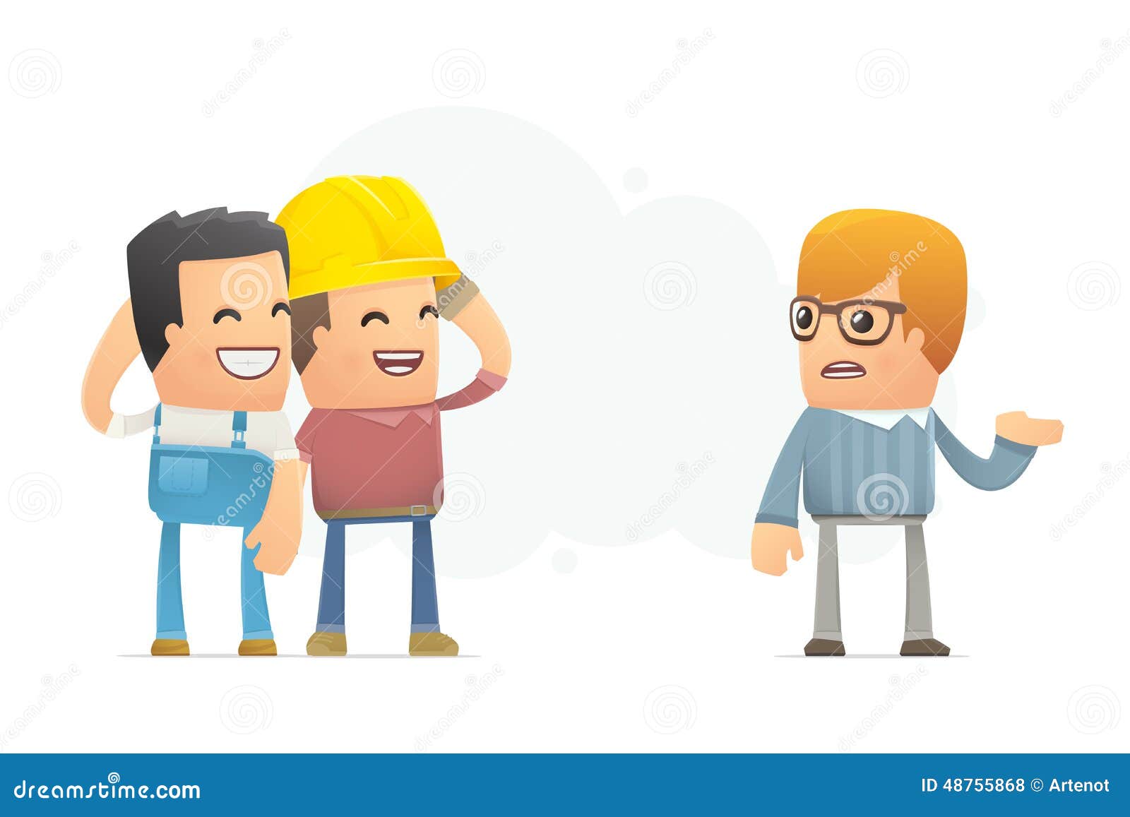 Customer is Not Satisfied with the Work Stock Illustration ...