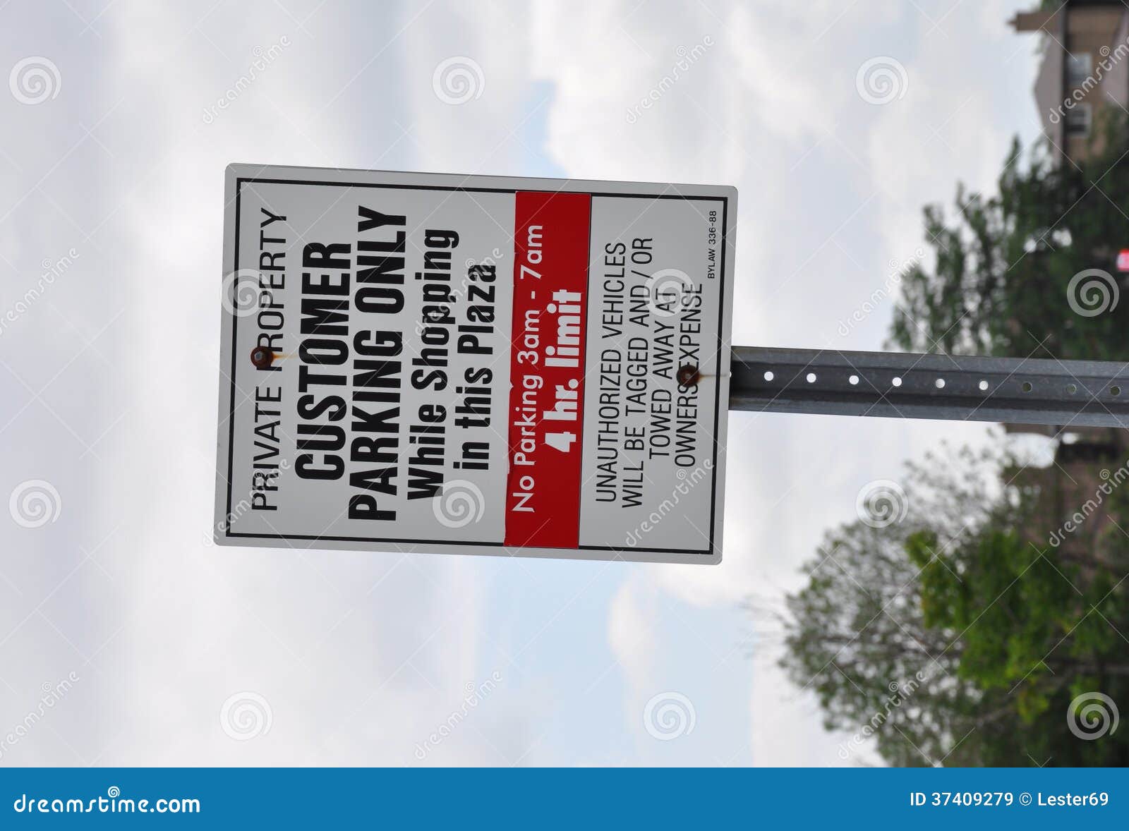Customer parking only stock image. Image of attention - 37409279