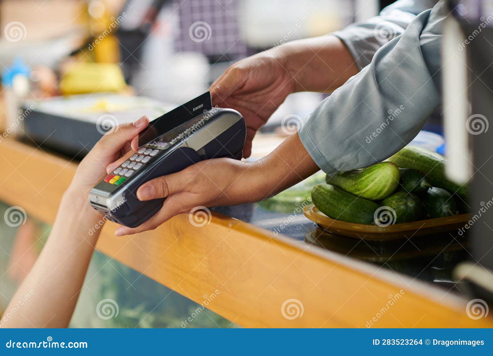 Customer Paying for Street Food Stock Photo - Image of purchase, buying ...