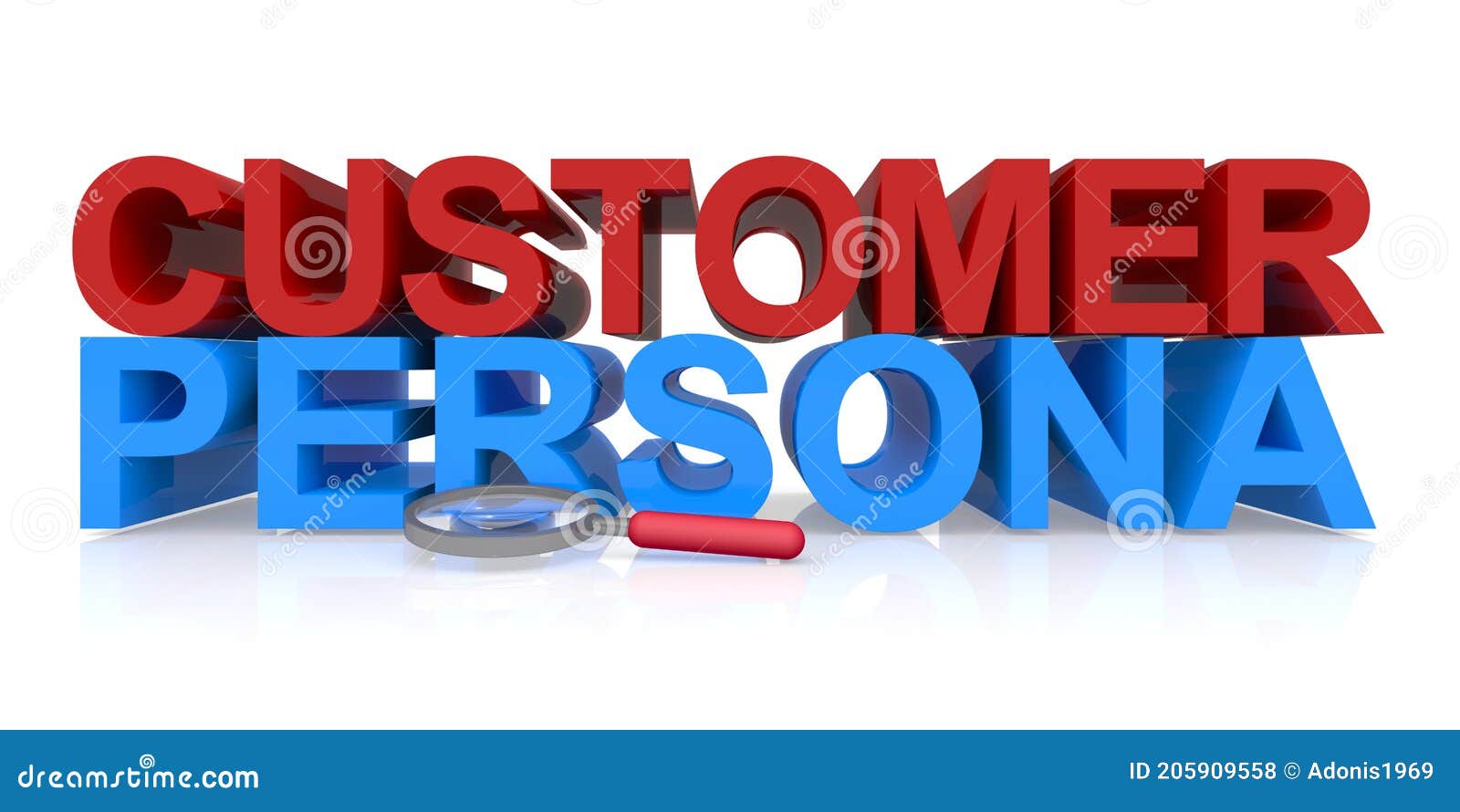 Persona Word Arrow Target Customer Buyer Psychology Profile Stock ...