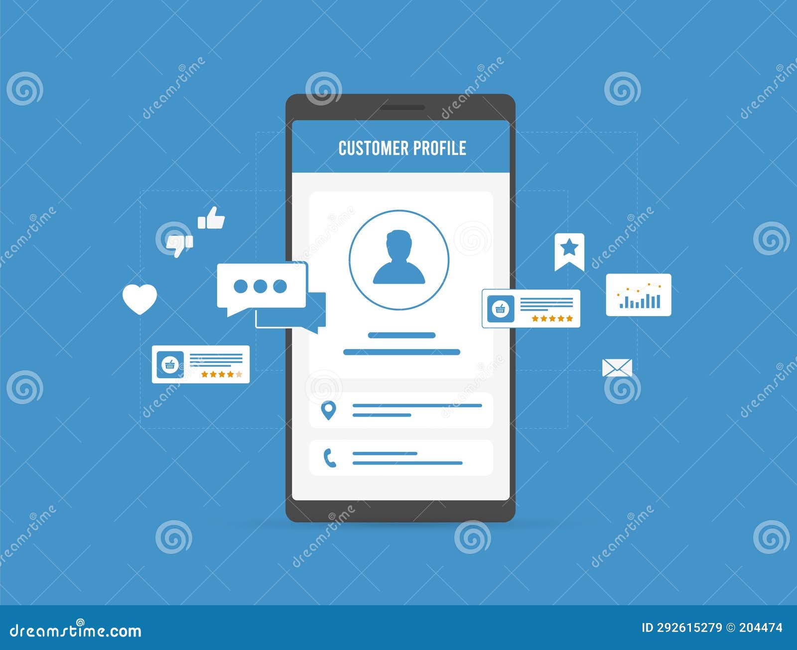 Client Relationship Venn Diagram, Mind Map Concept For Presentations ...
